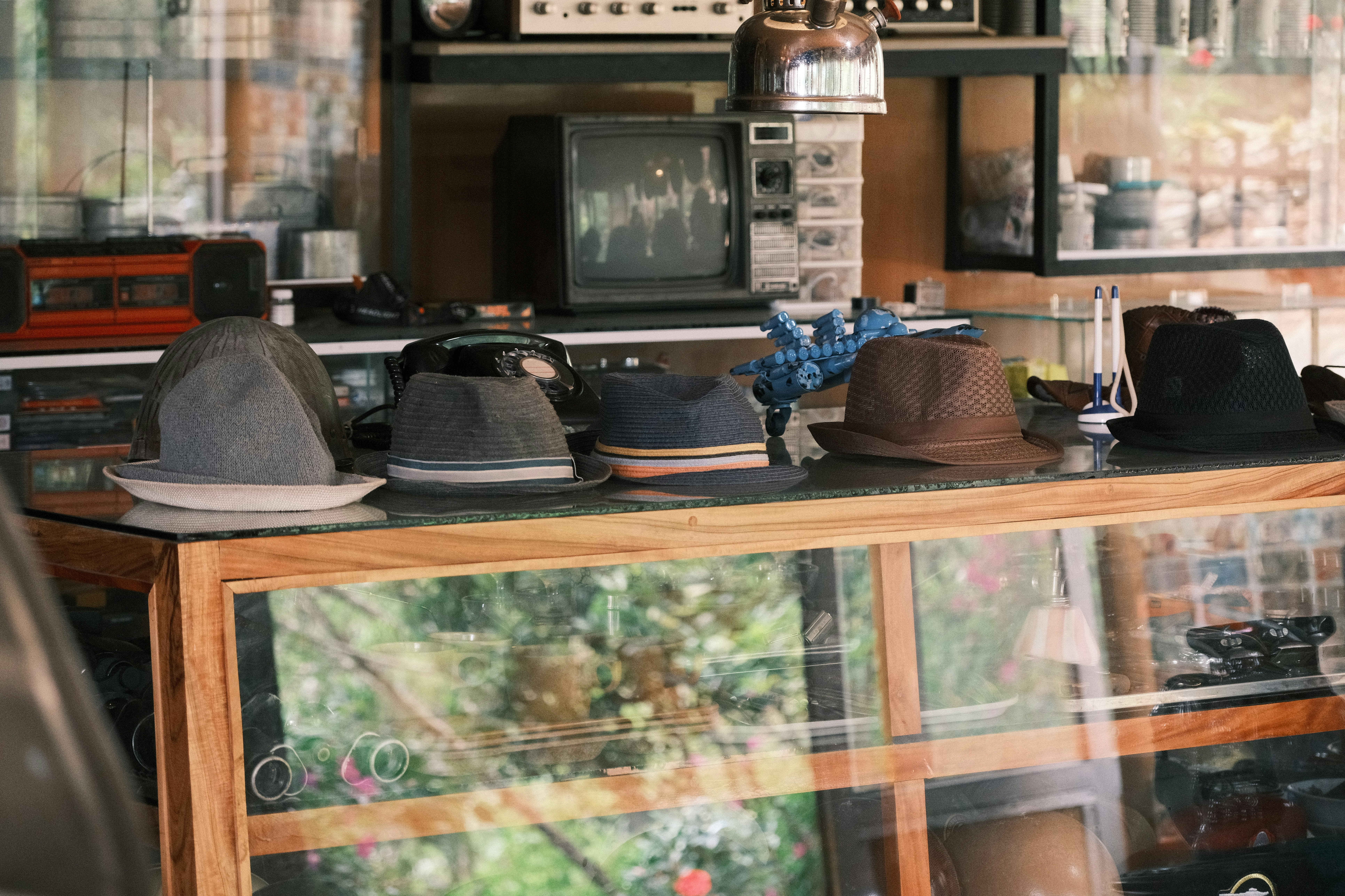 Hats on Display: A Quiet Shopfront Moment