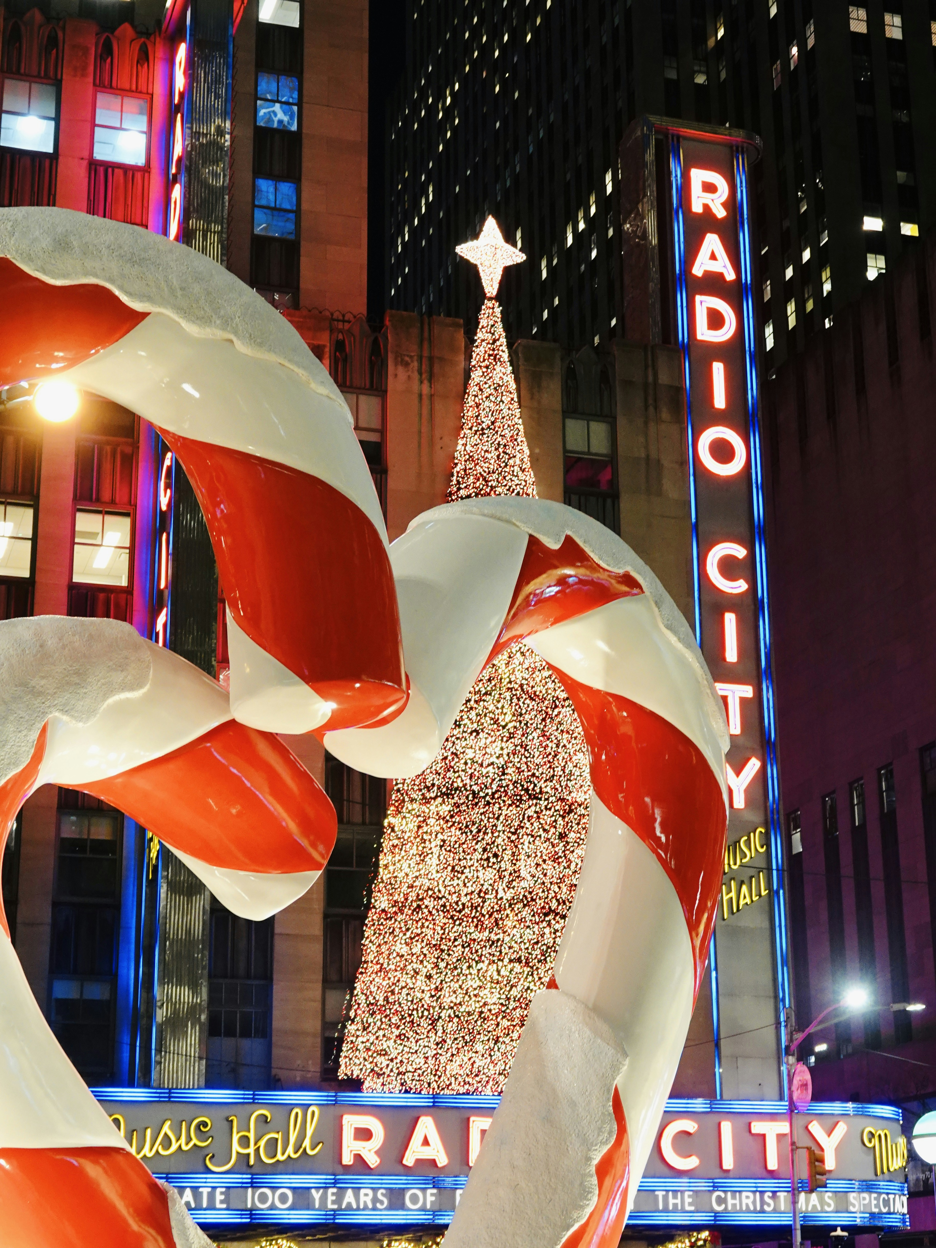 Candy Cane Cathedral: A Night Under Radio City’s Glittering Neon