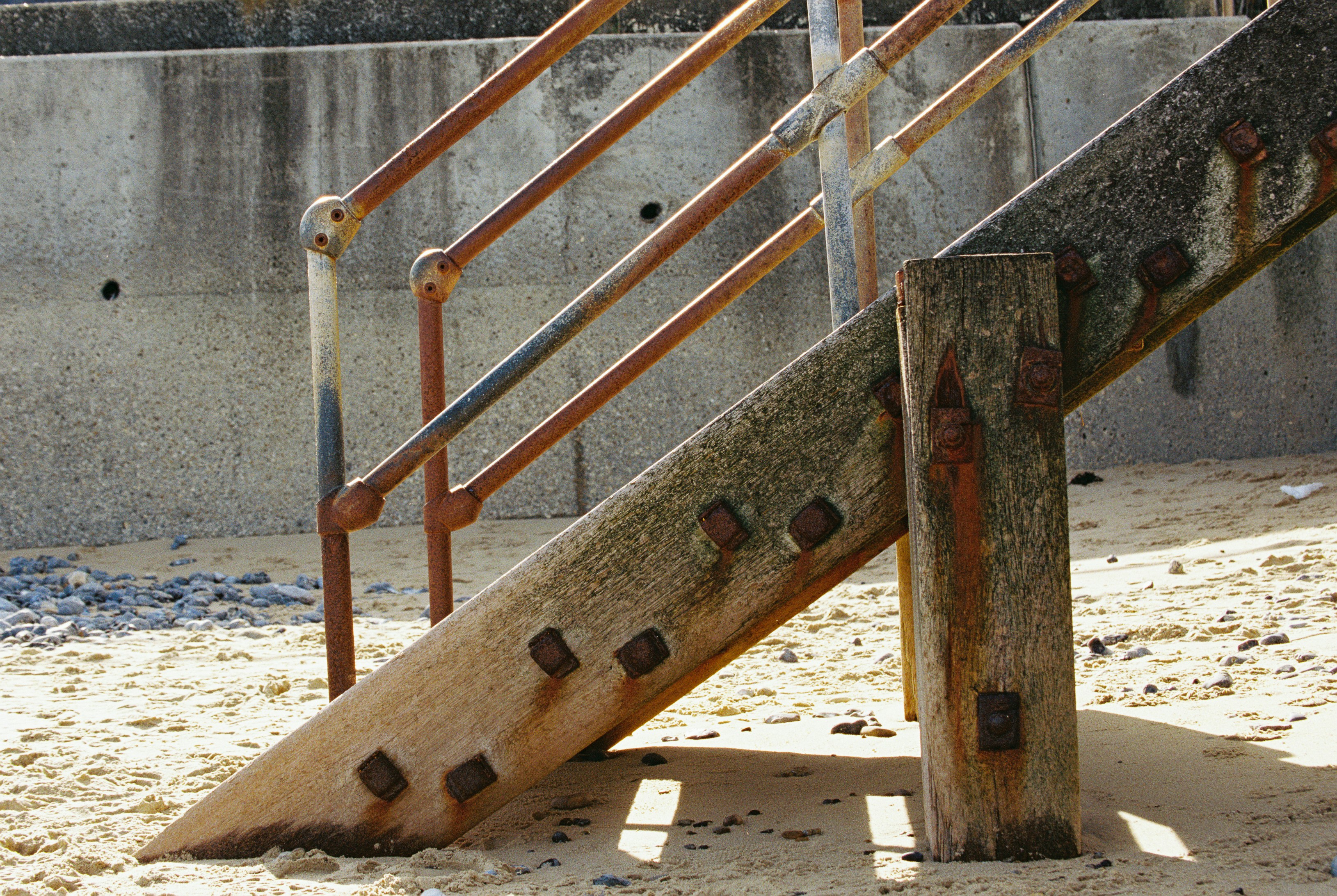 Rusting Stairwell at Shoreline