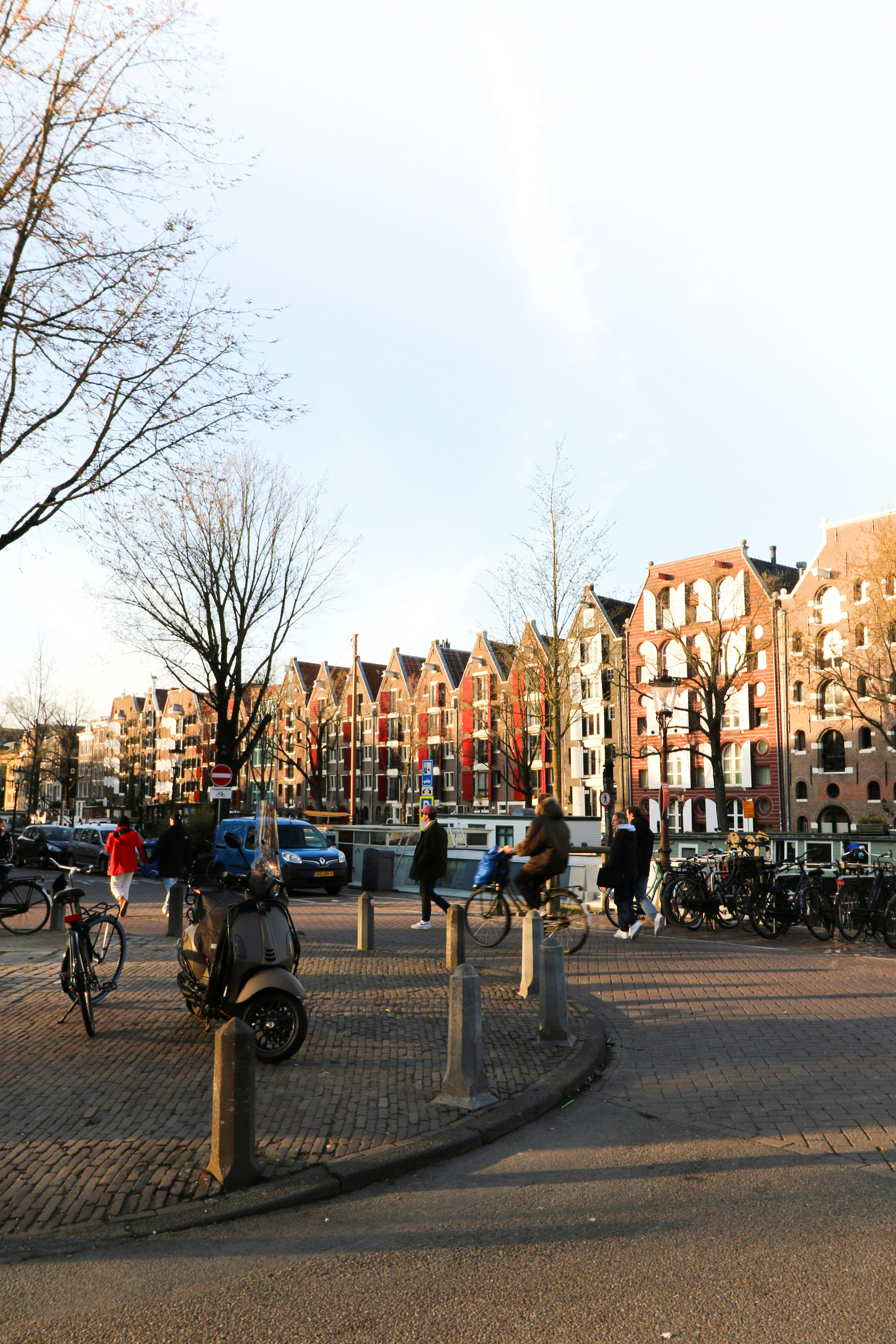 Sunlit Limburg-style Row Houses Overlooking a Busy Courtyard