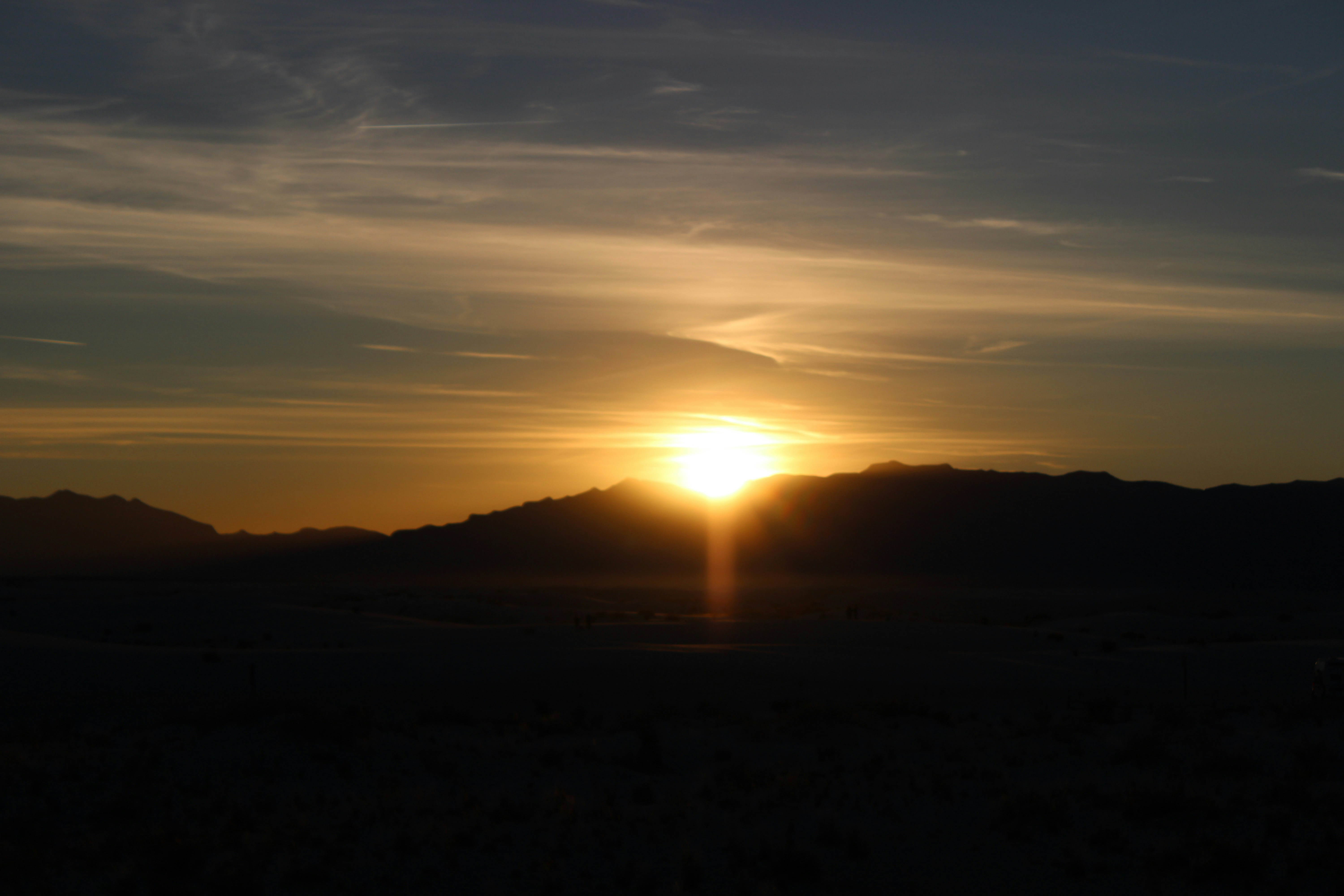 Sunset Over a Silent Ridge