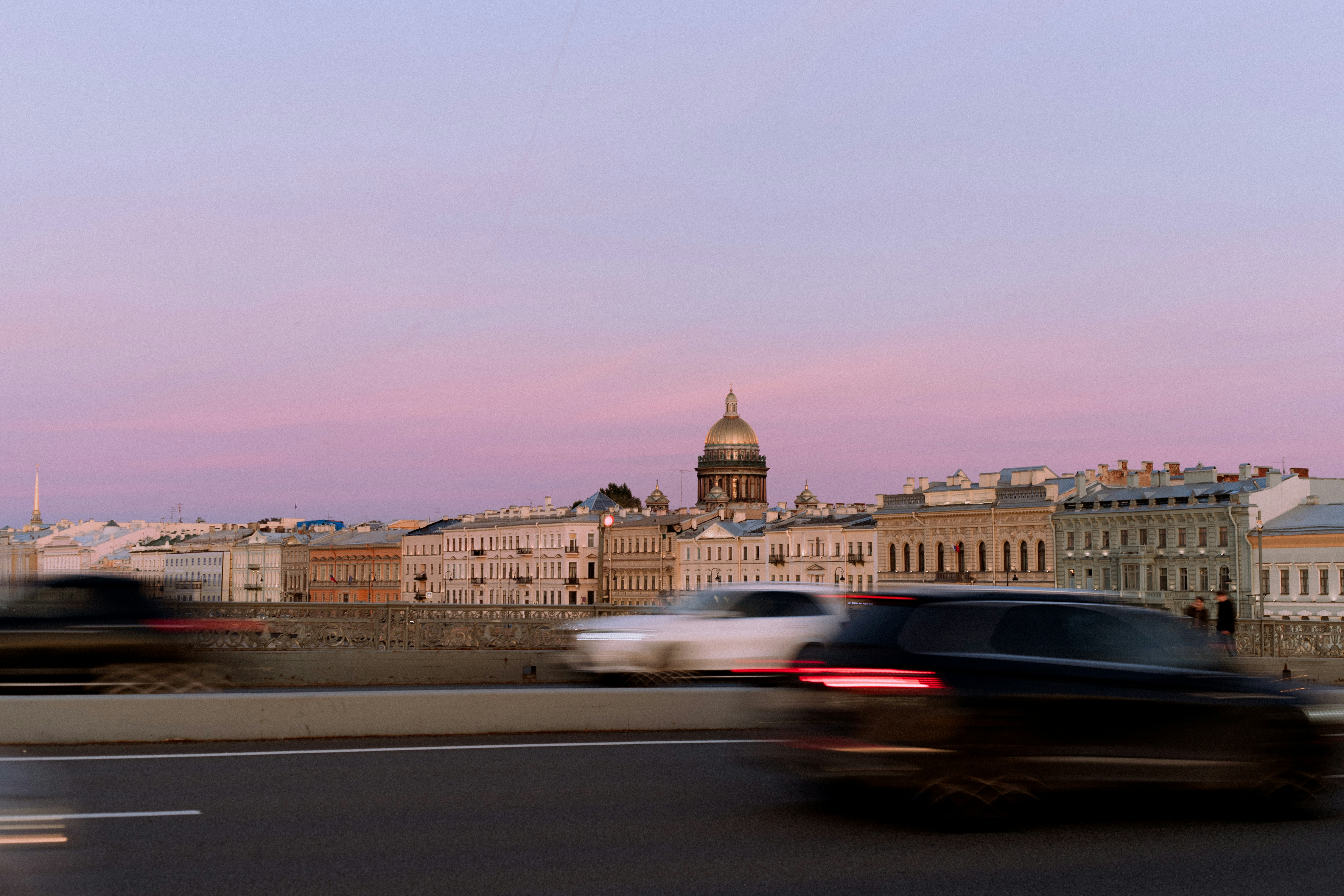 Velvet Dusk Over the River: Clocktower and Cityline