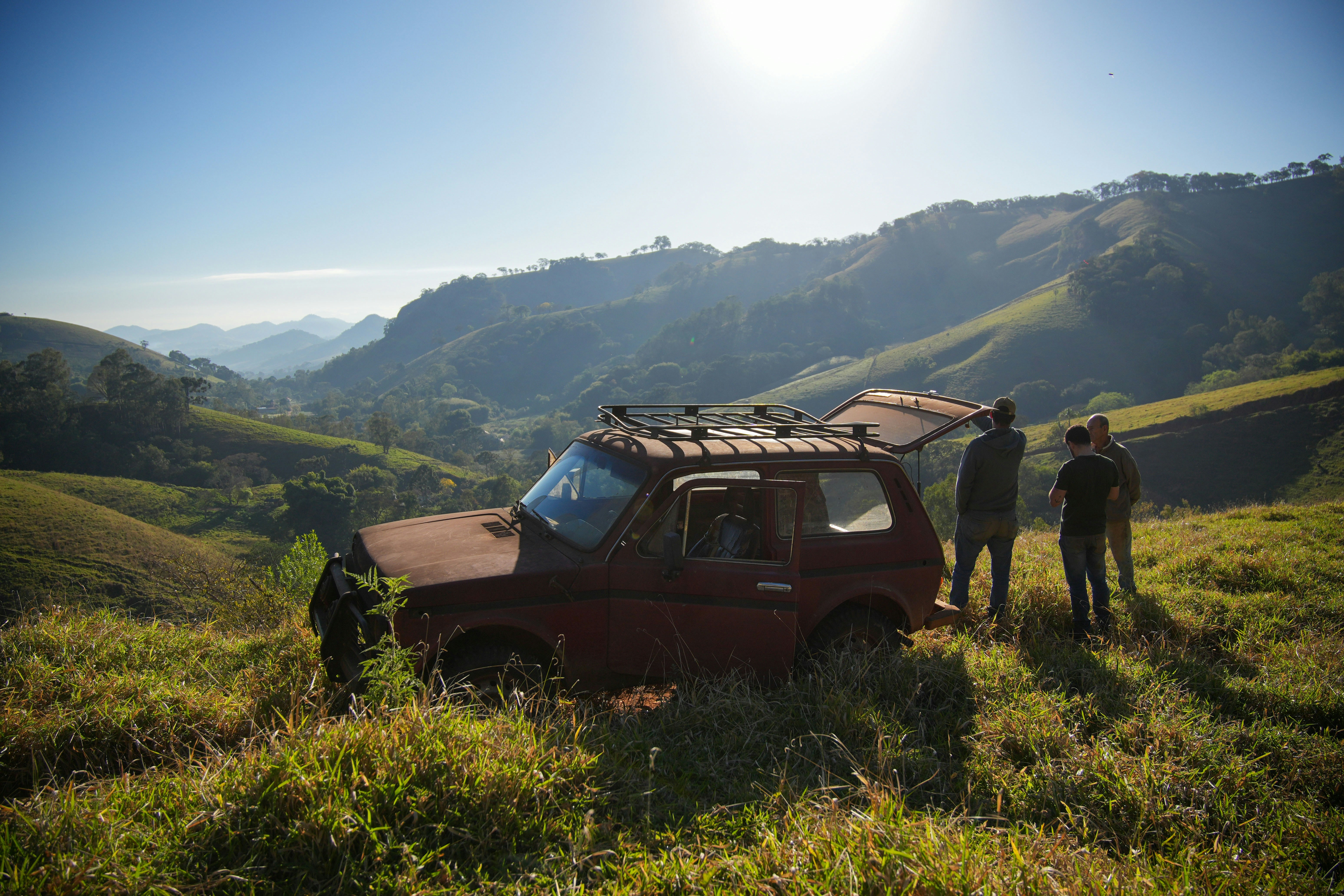 Sunlit Ridge Ride: An Off-Road Moment in Golden Hills