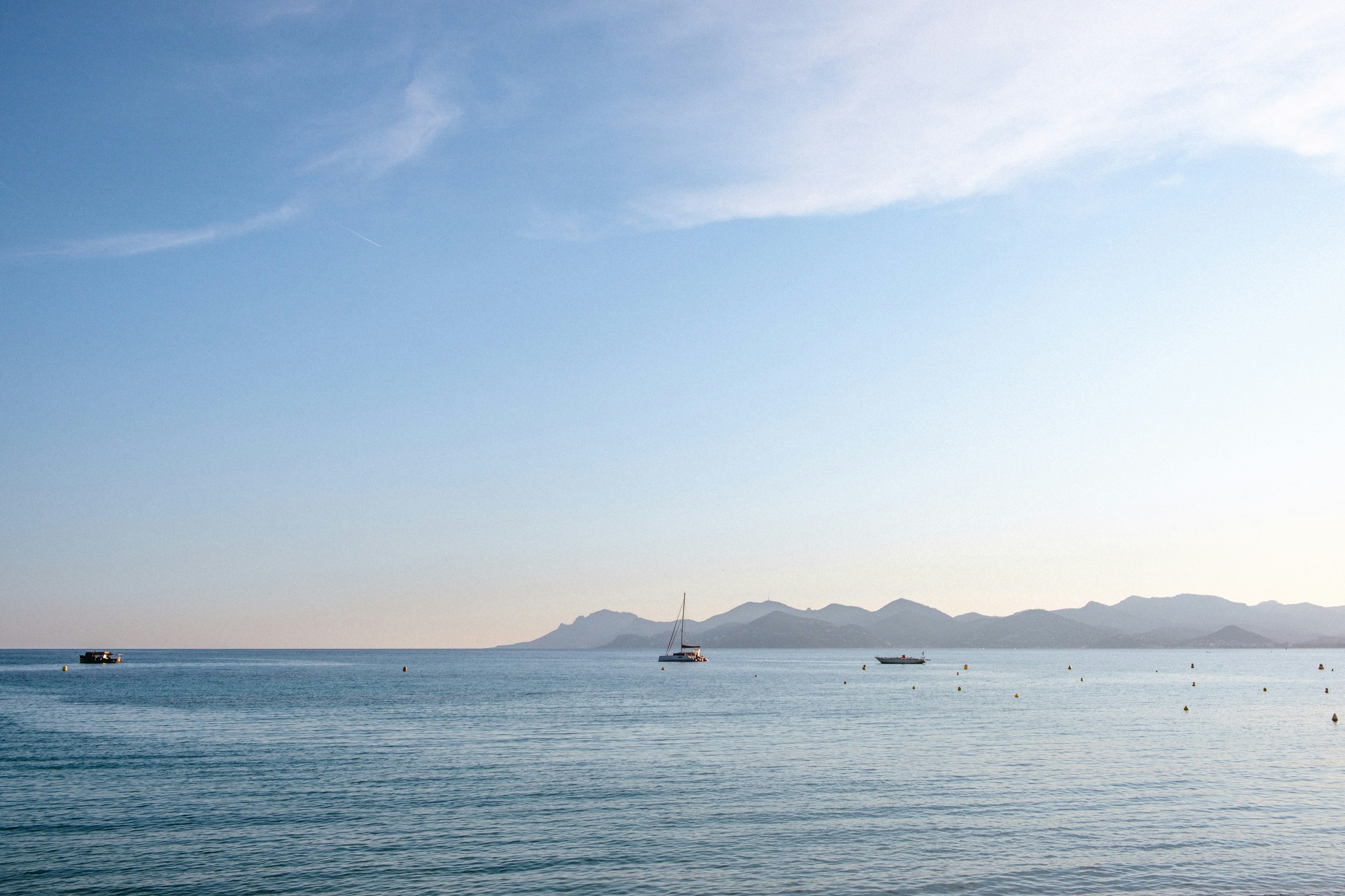 Calm Sea at Distant Horizon
