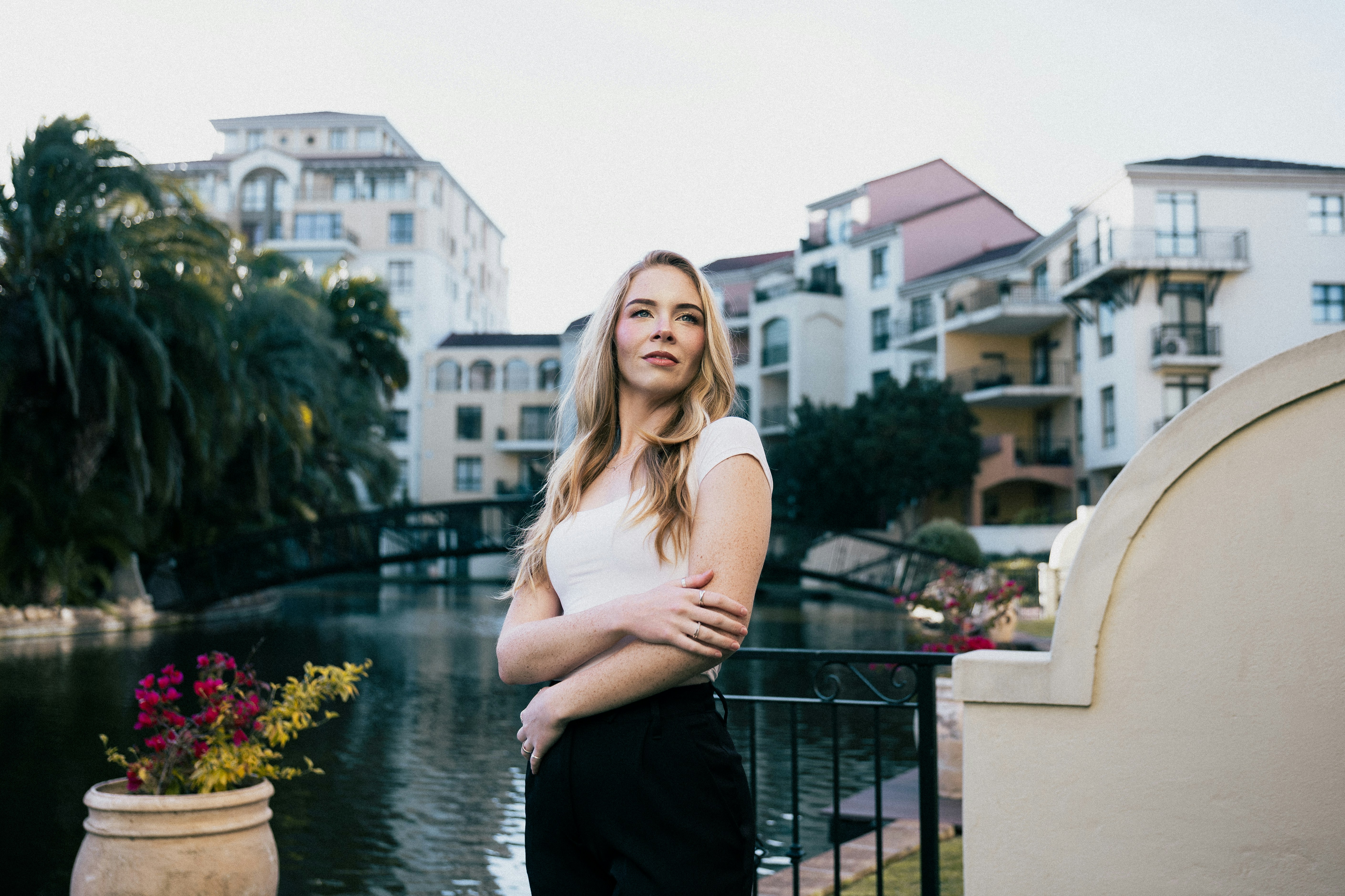 Portrait by the Canal: Confidence Between Architecture and Water