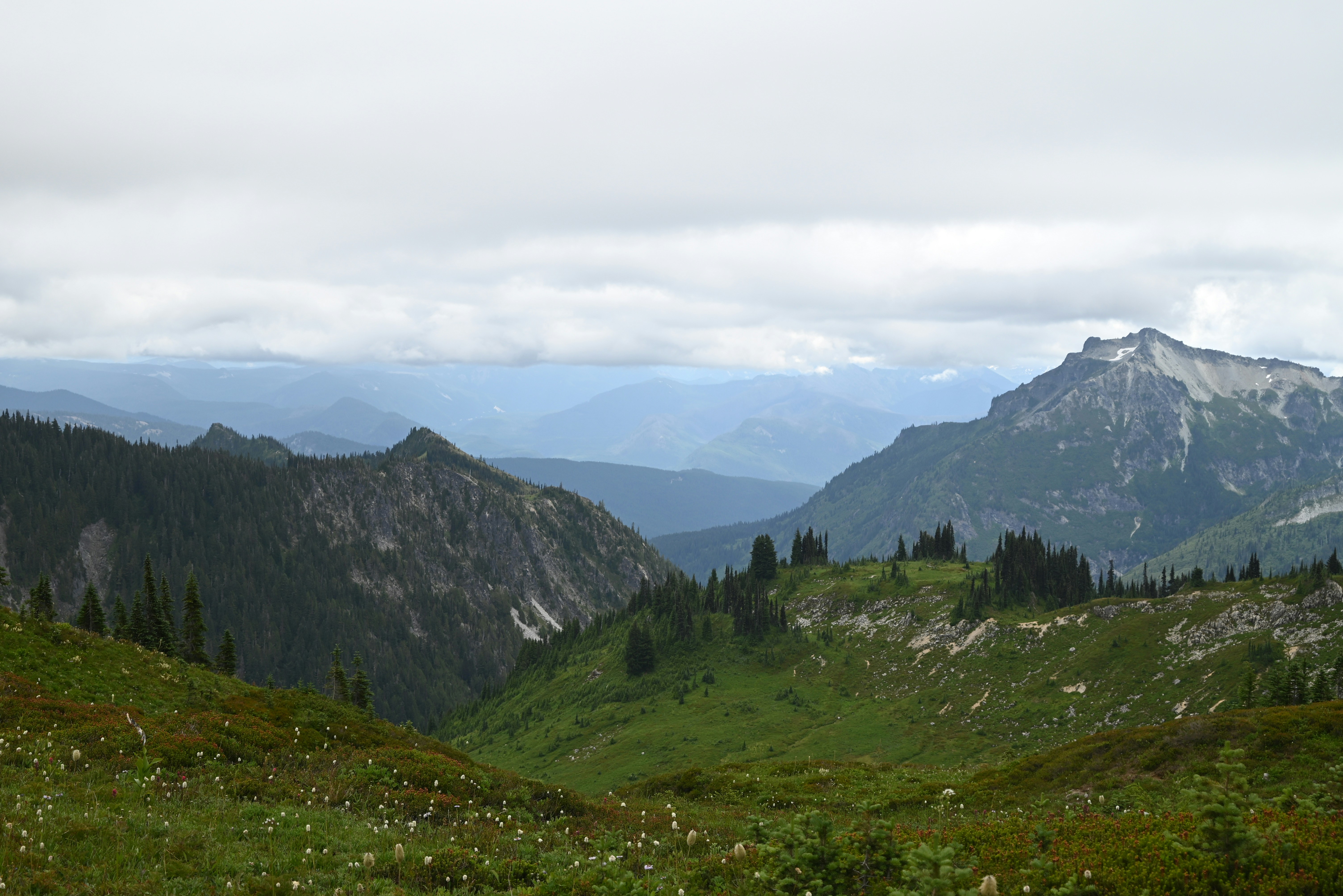 Mist-Laced Ridge Over the Quiet Valleys