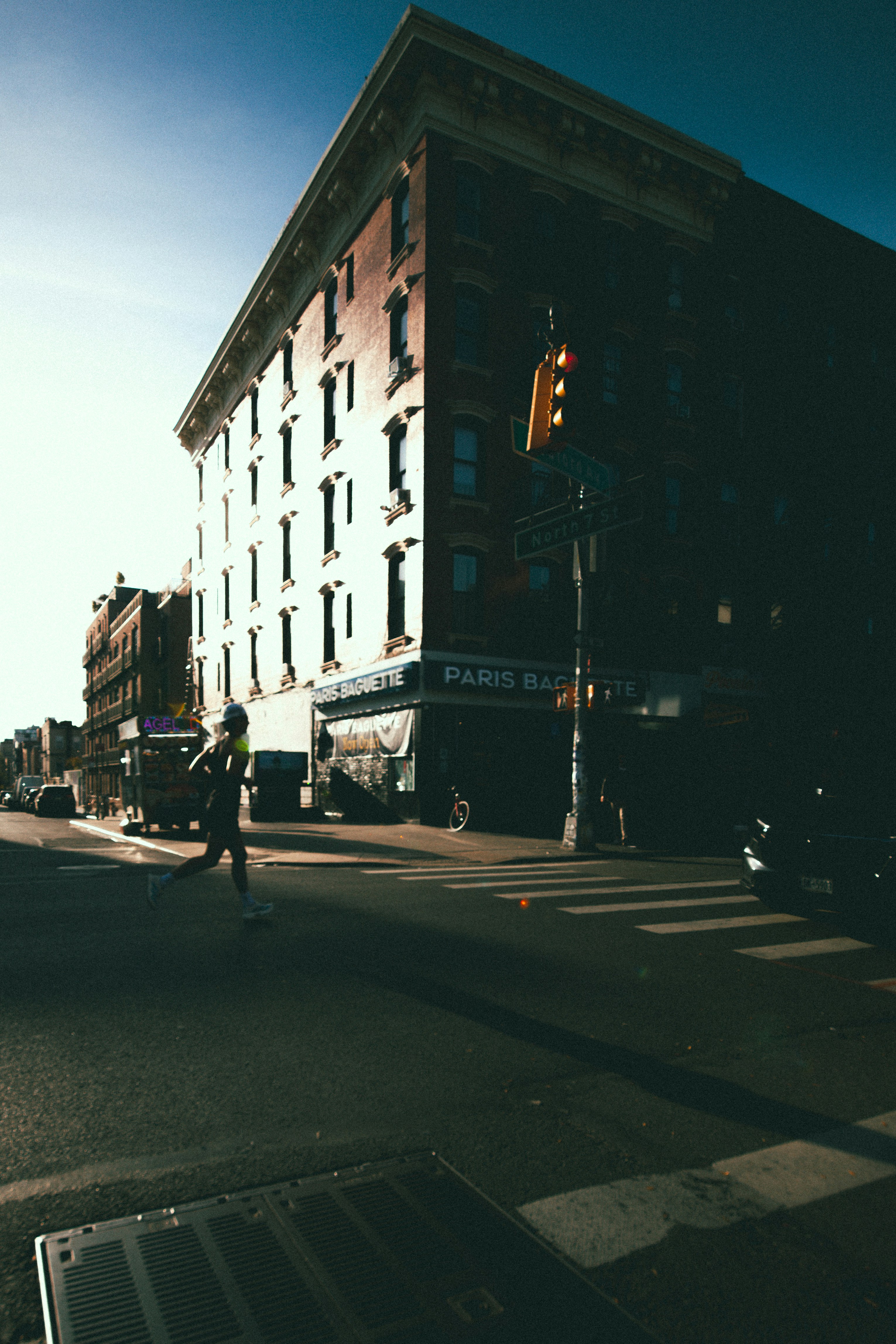 Midday Pulse on a Sunset Street