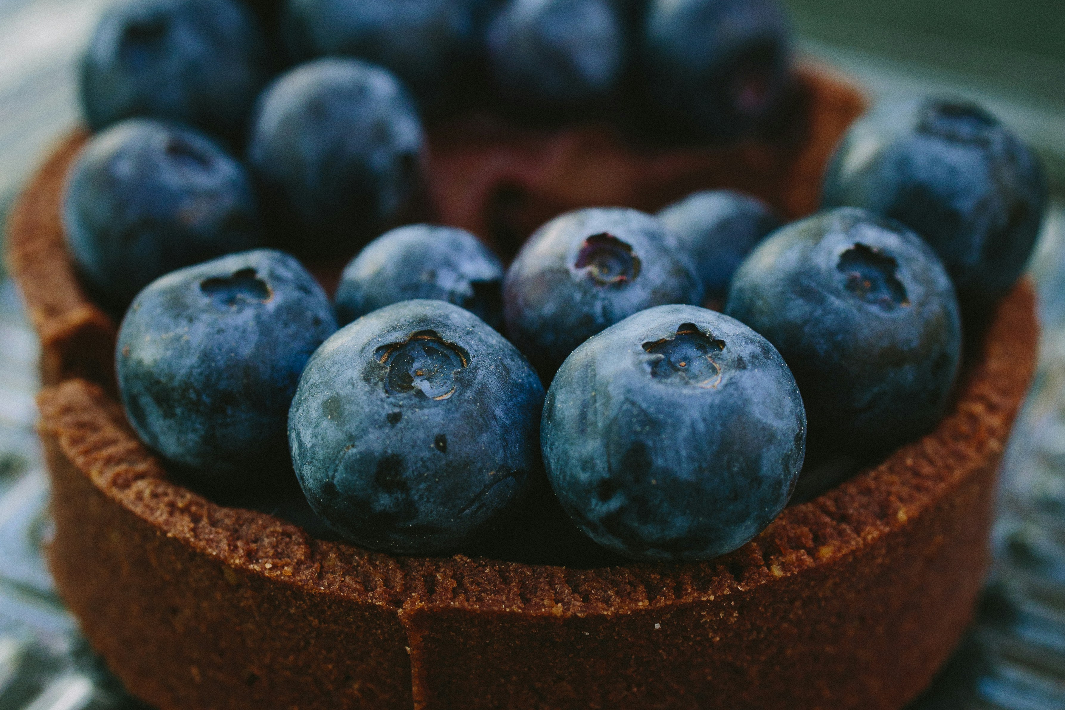 Blueberry Bouquet in a Cocoa Crown
