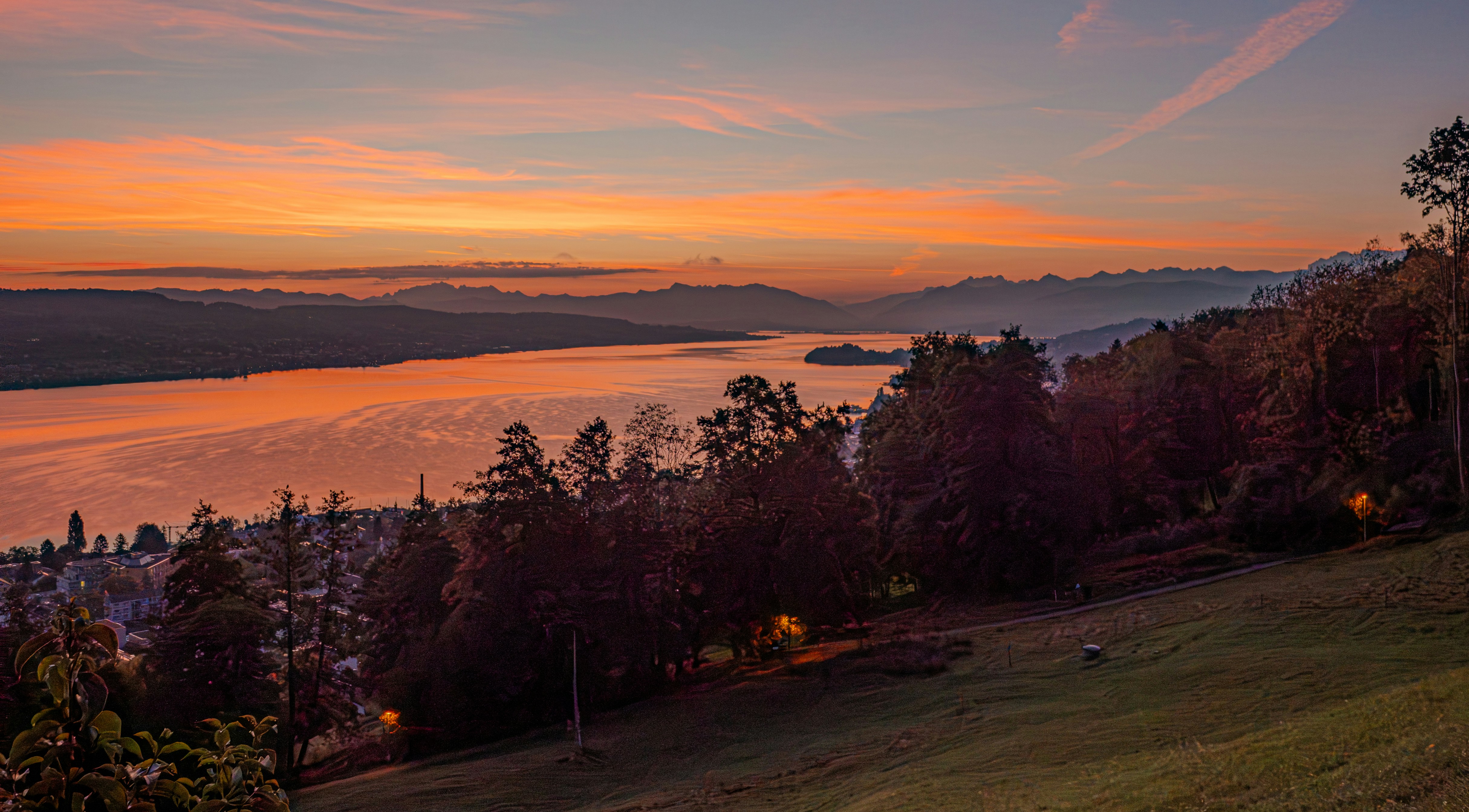 Sunset Over the Valley: A Quiet Panorama