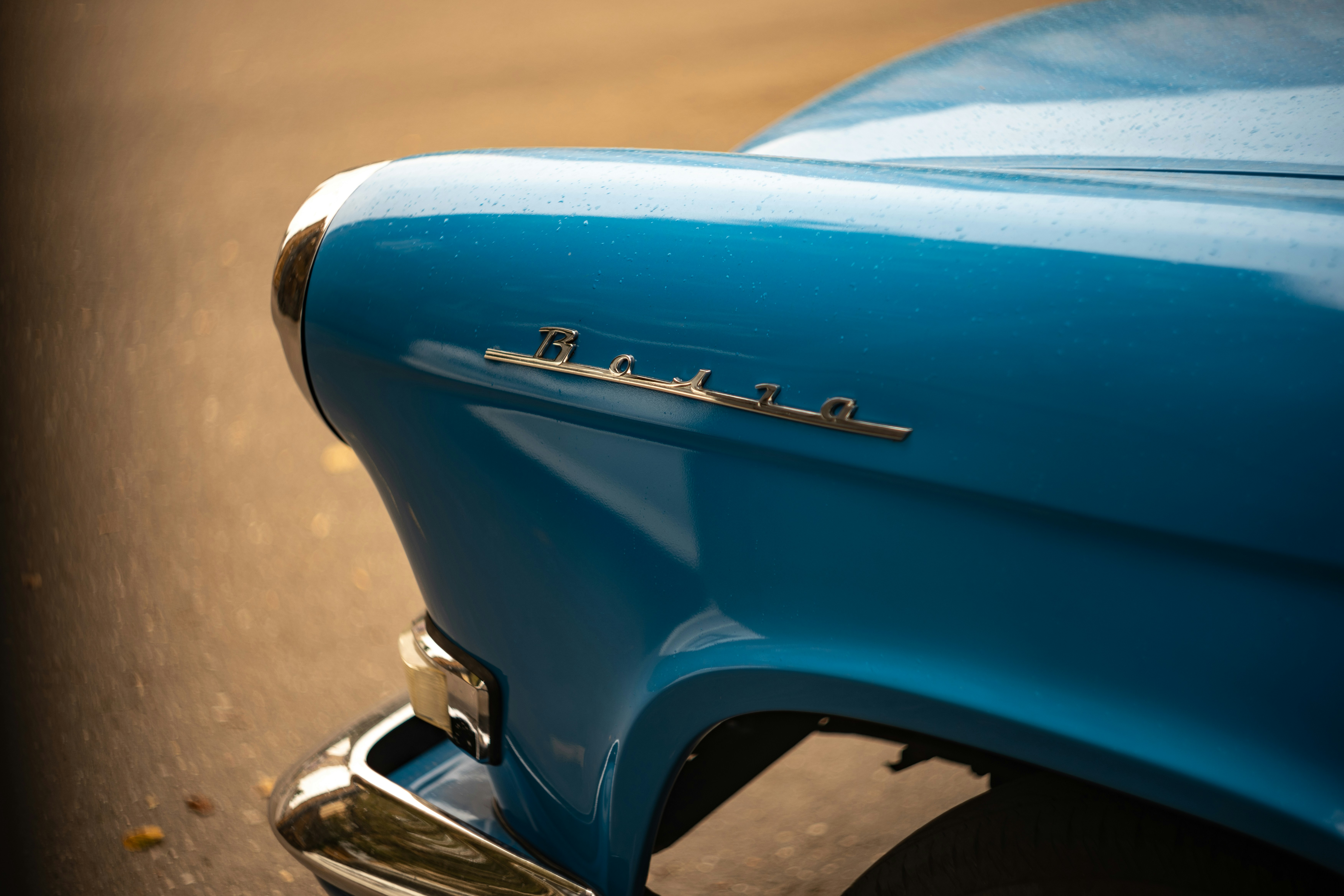 Blue Classic: The Buick Crest in Soft Morning Light