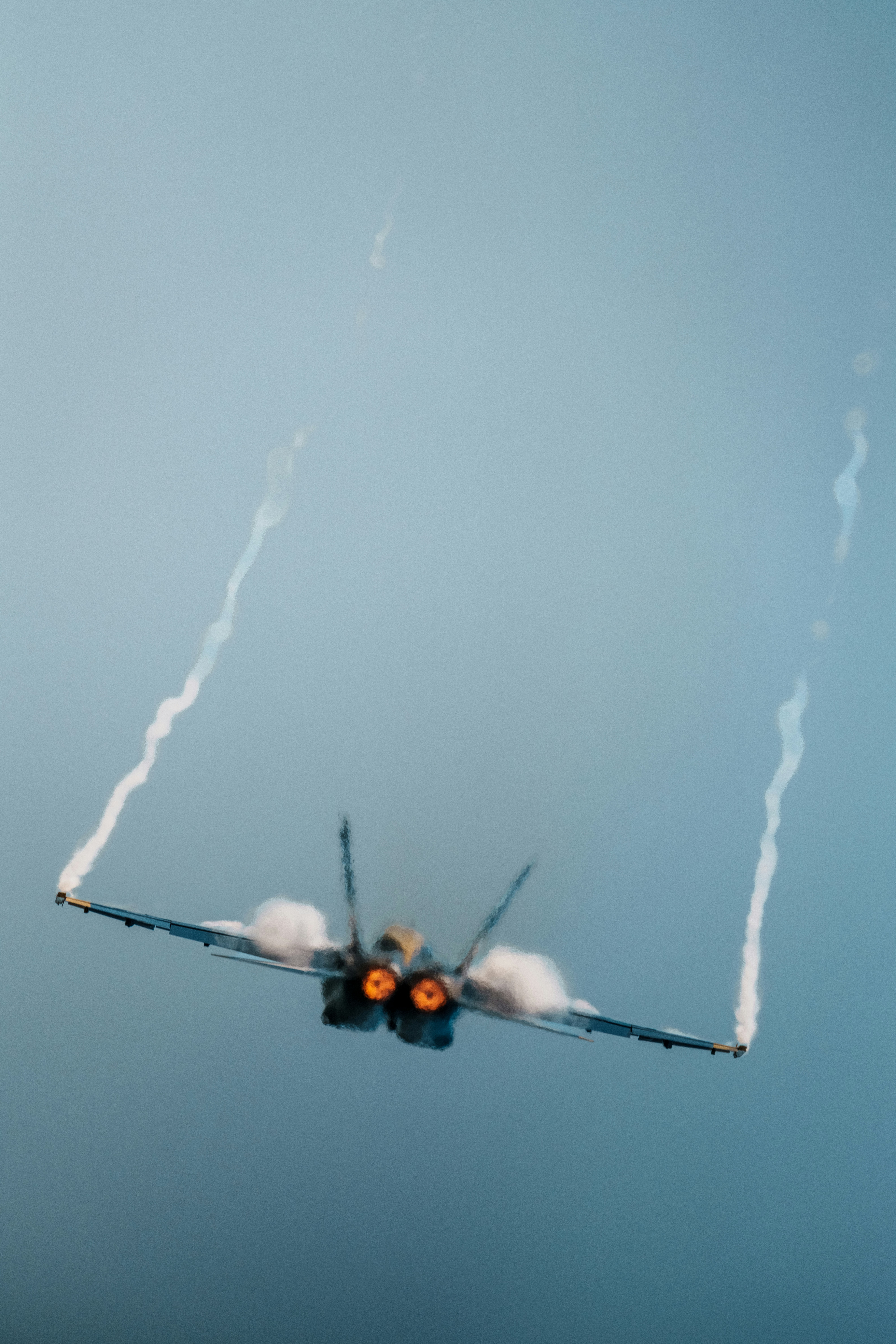 Afterburner Ascent: Thunder of Twin Afterburns