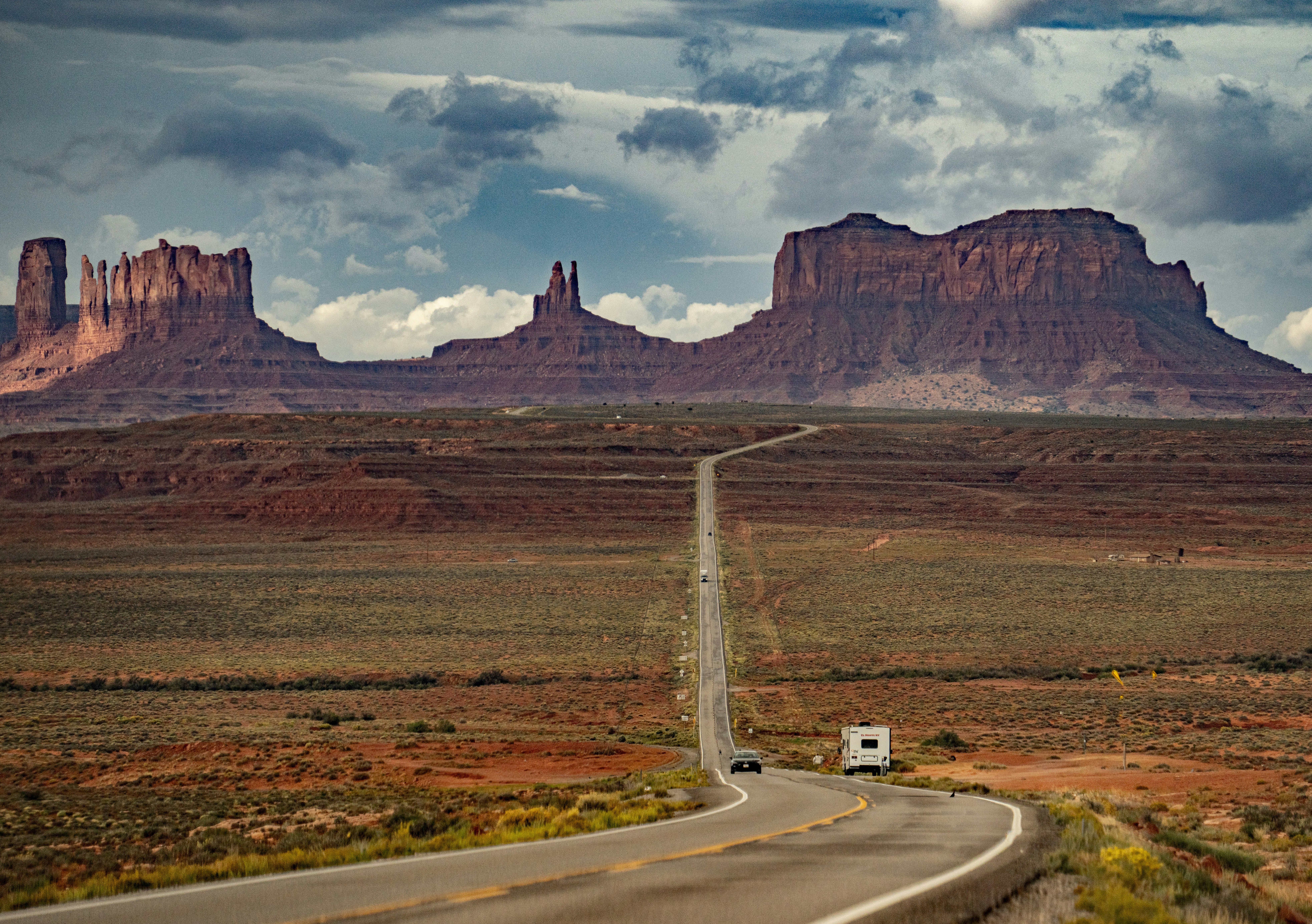Desert Road to Monumental Skies