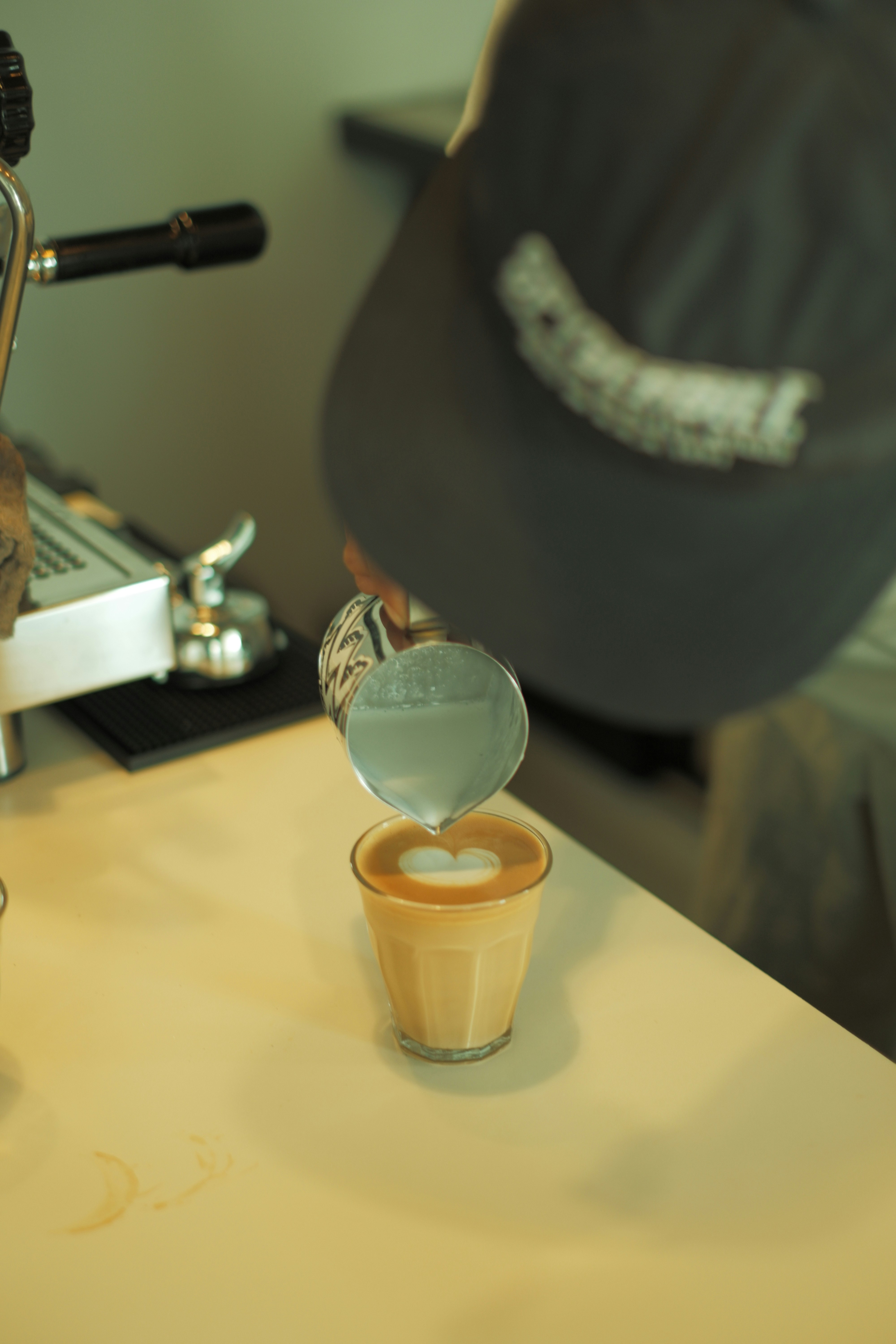 Barista's Heart: Crafting a Latte with Quiet Precision