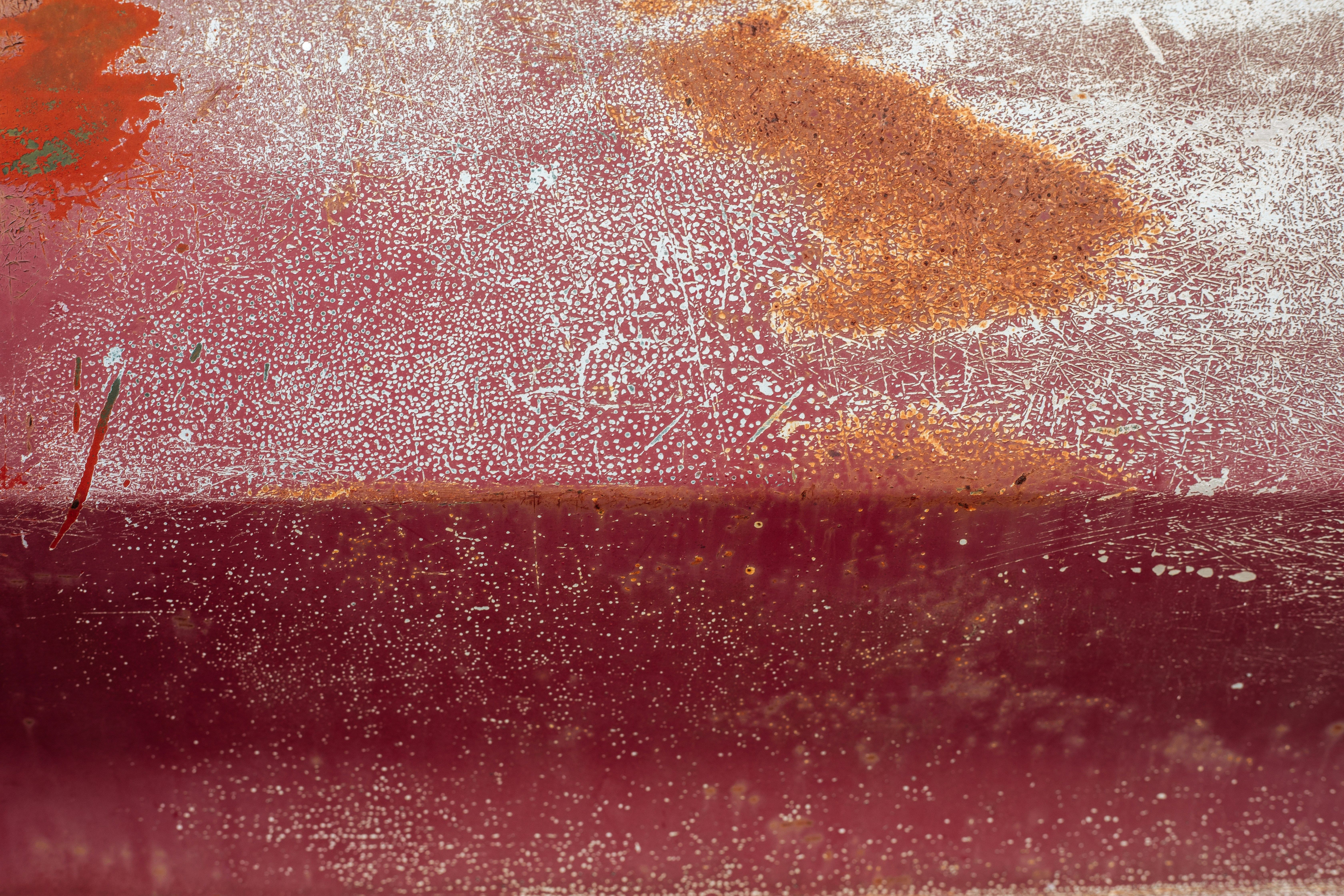 Rust and Frost: A Weathered Surface Painted in Time