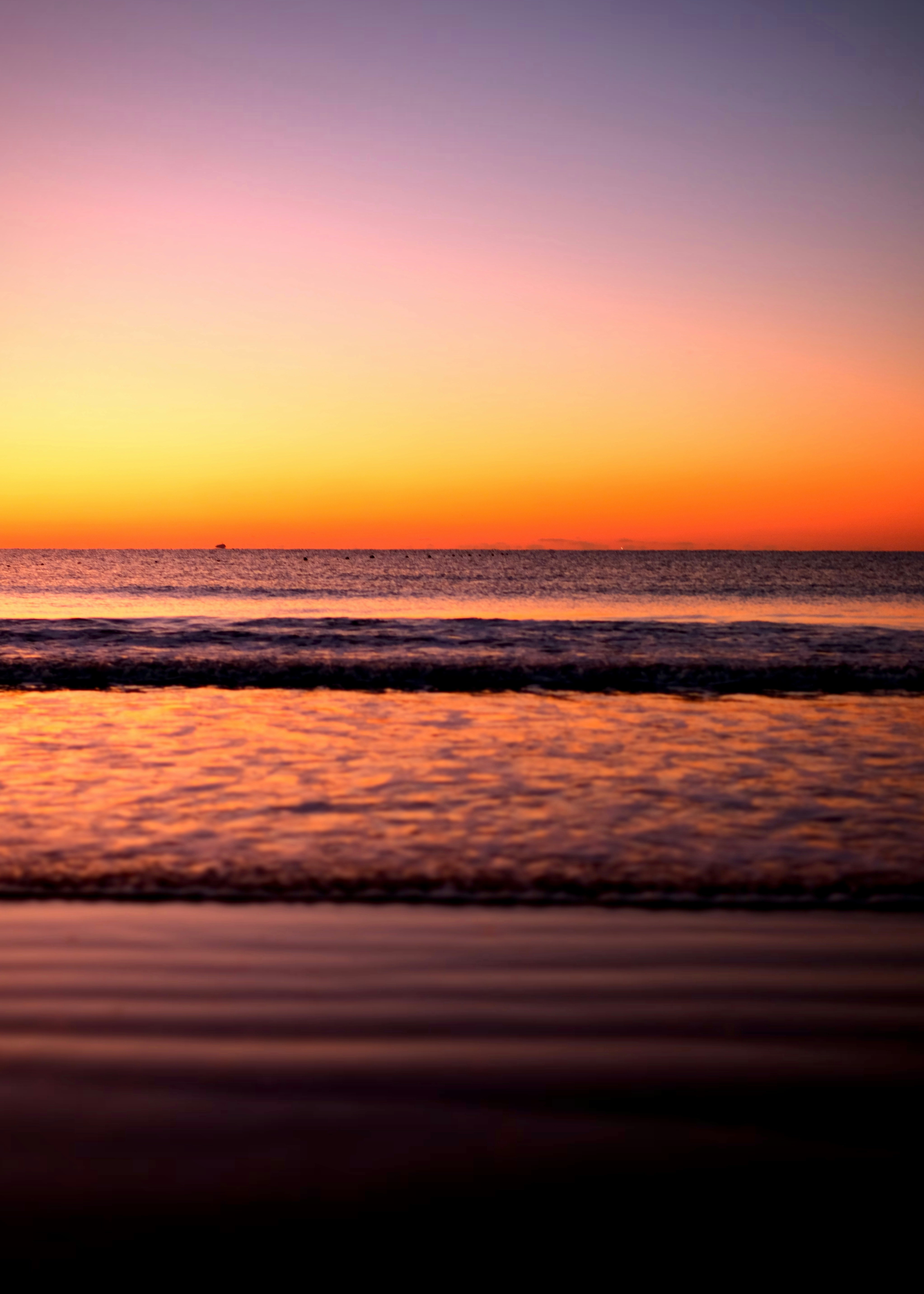 Dawn's Quiet Edge: A Horizon Painted in Warm Hours