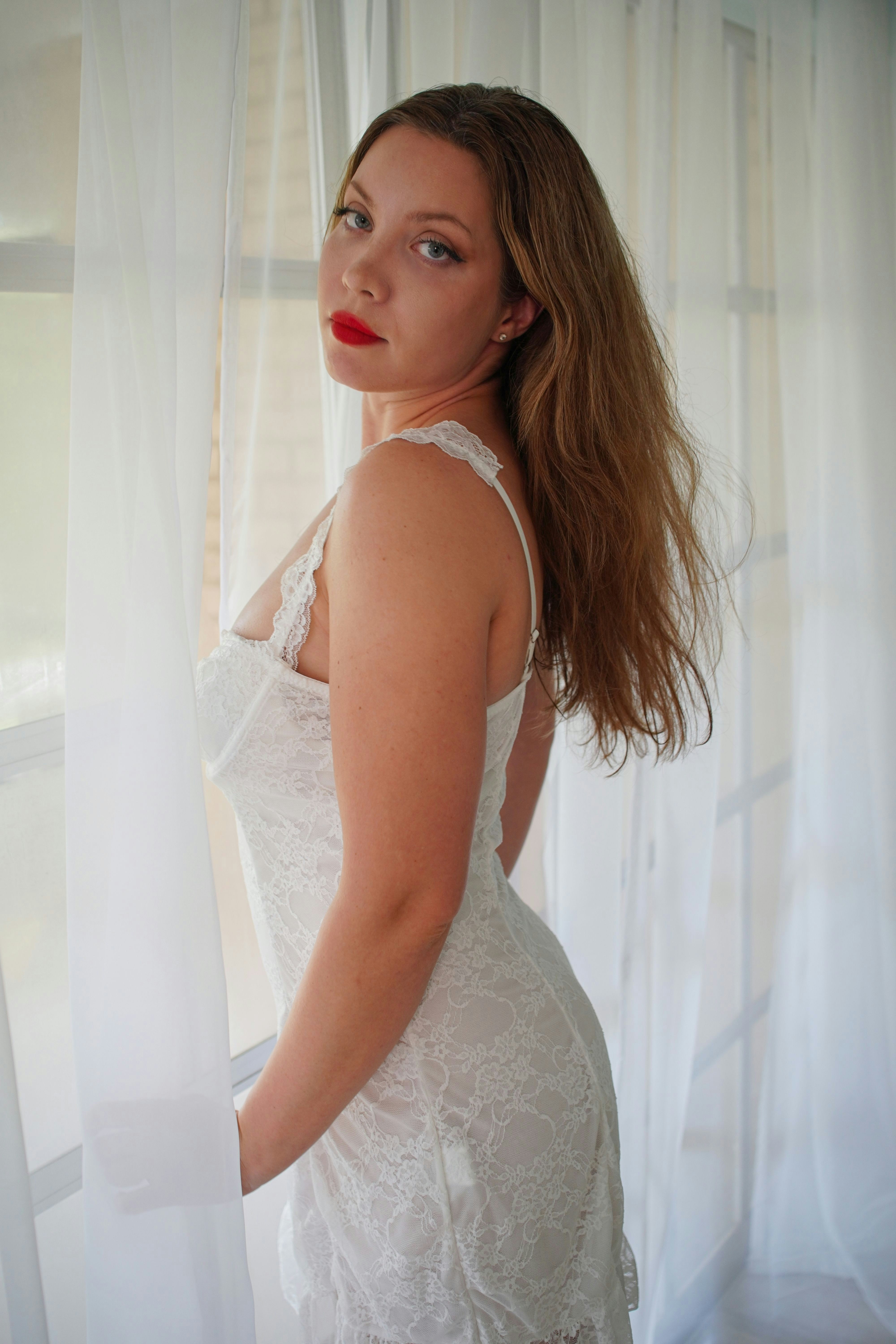 Mistress of Lace: Portrait in Soft Window Light