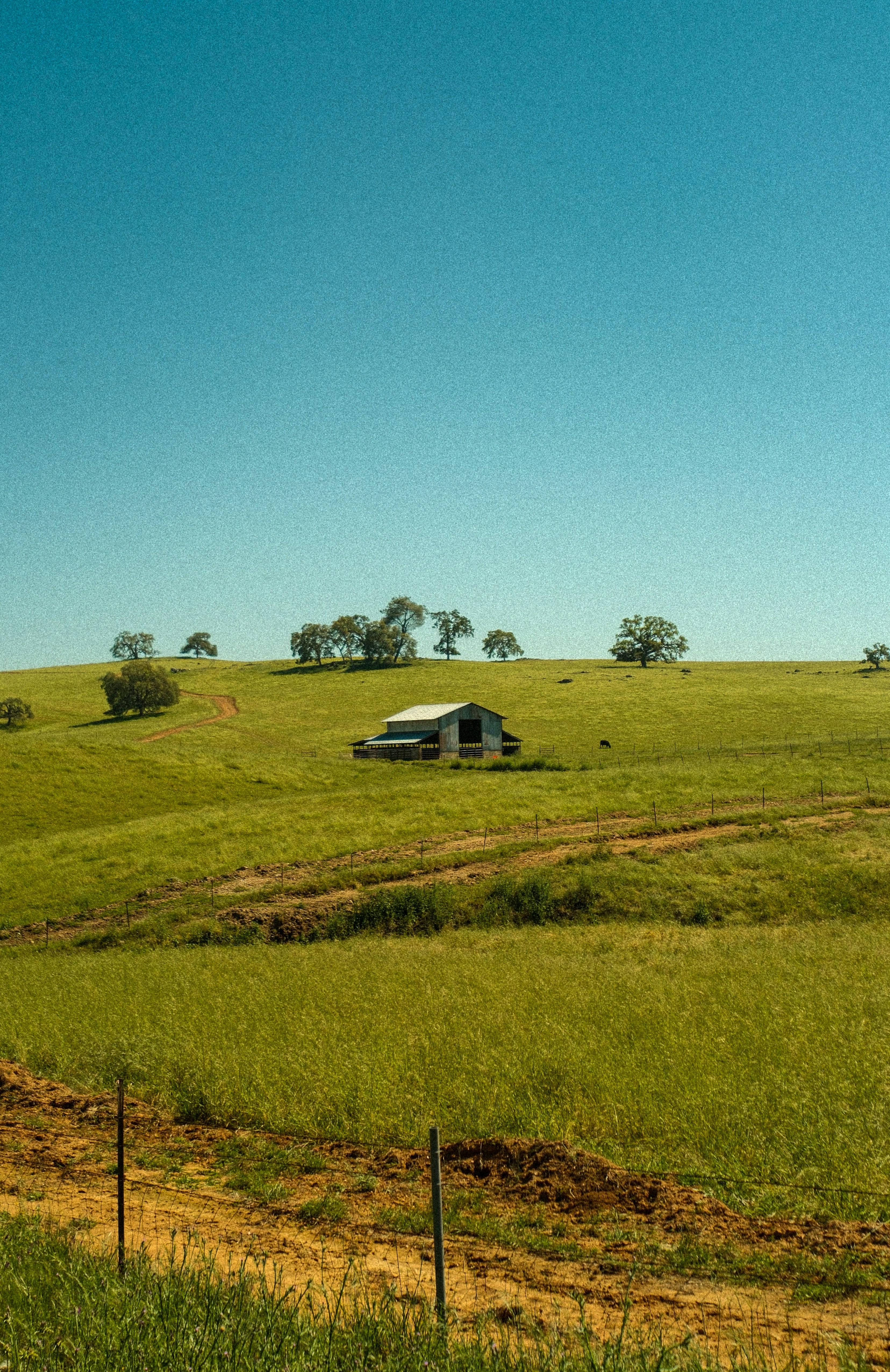 A Quiet Farmstead On A Gentle Hill