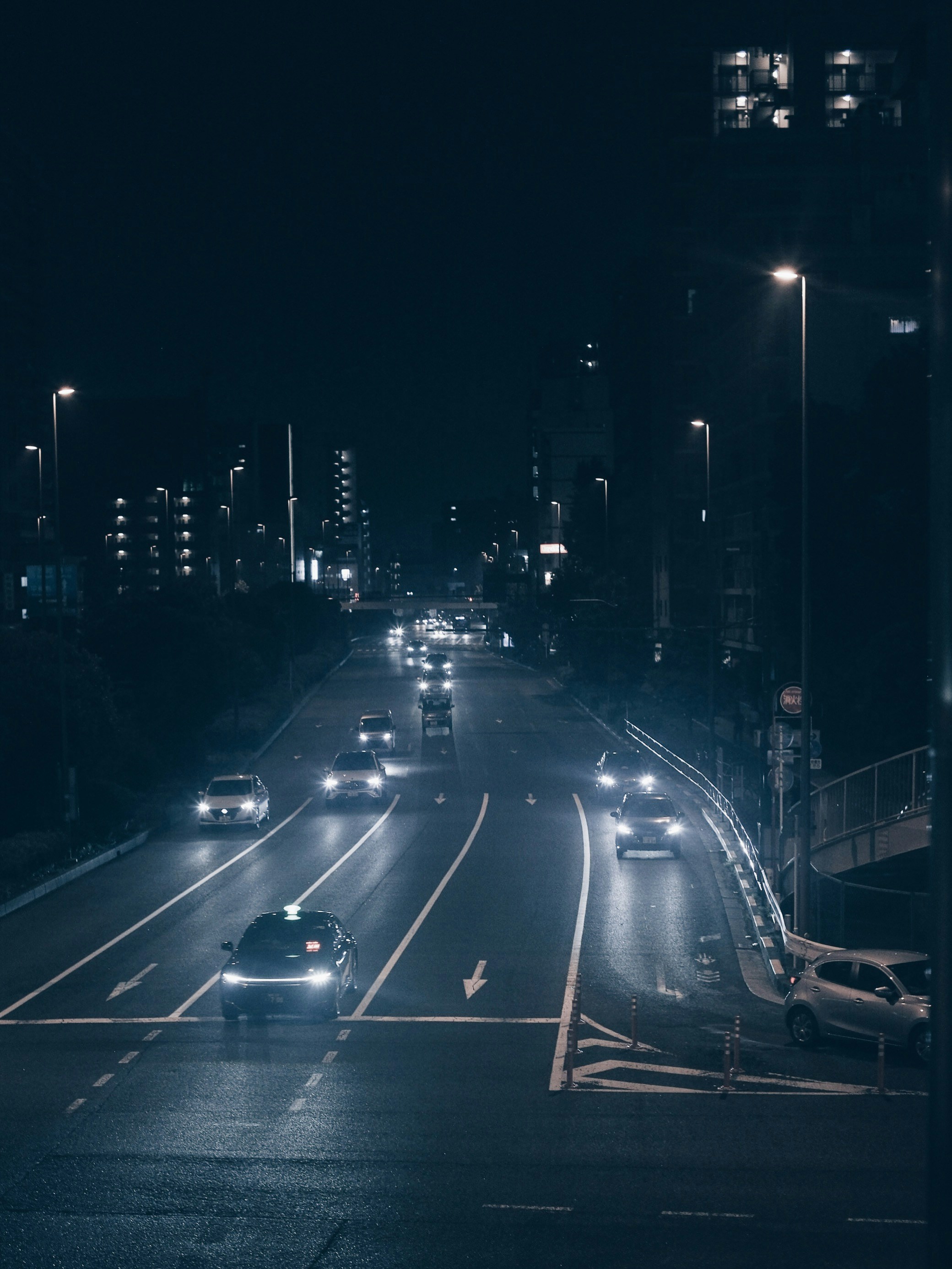 Night Drive: Neon Arteries of a Quiet City
