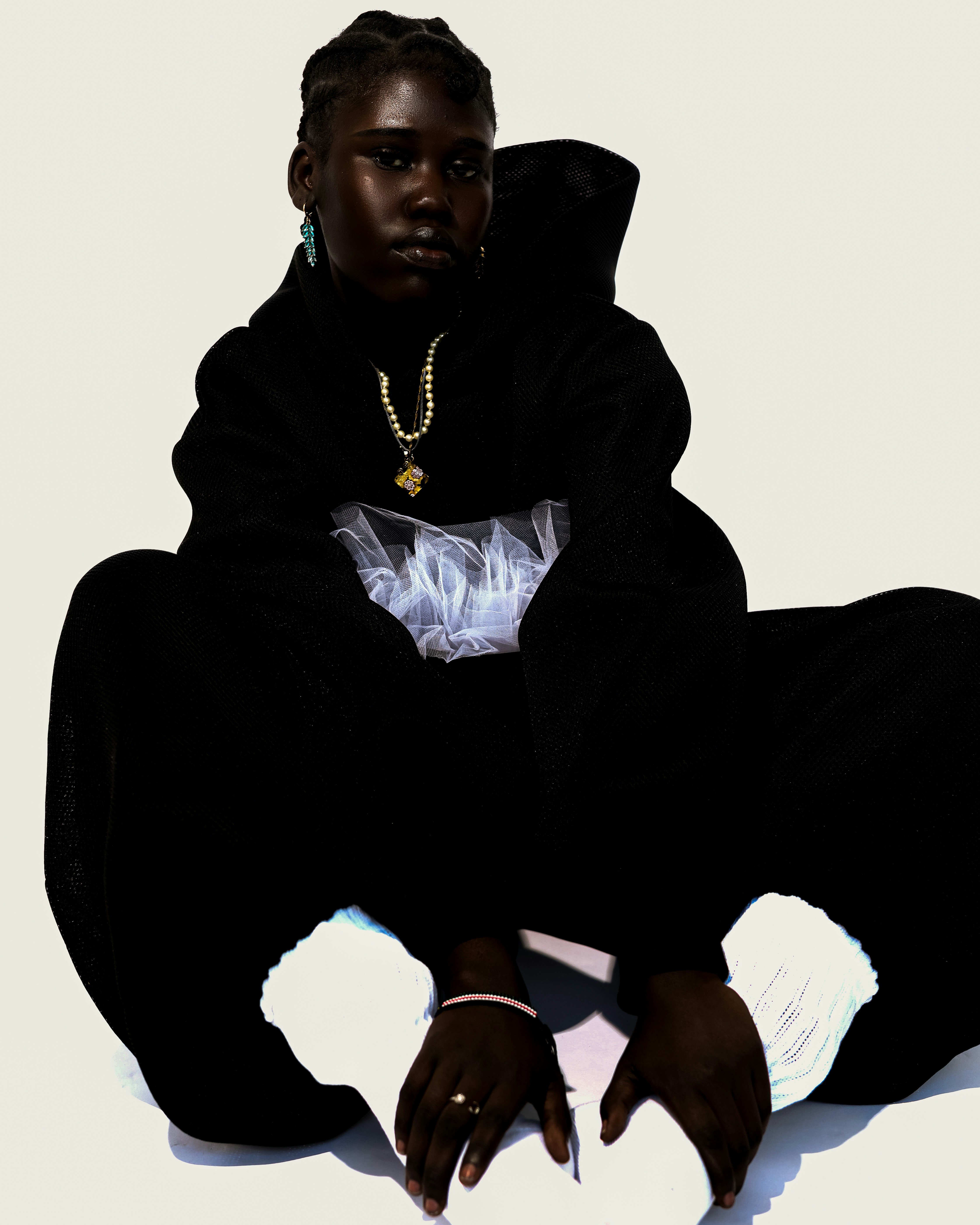 Silhouette in Velvet: A Portrait of Quiet Power