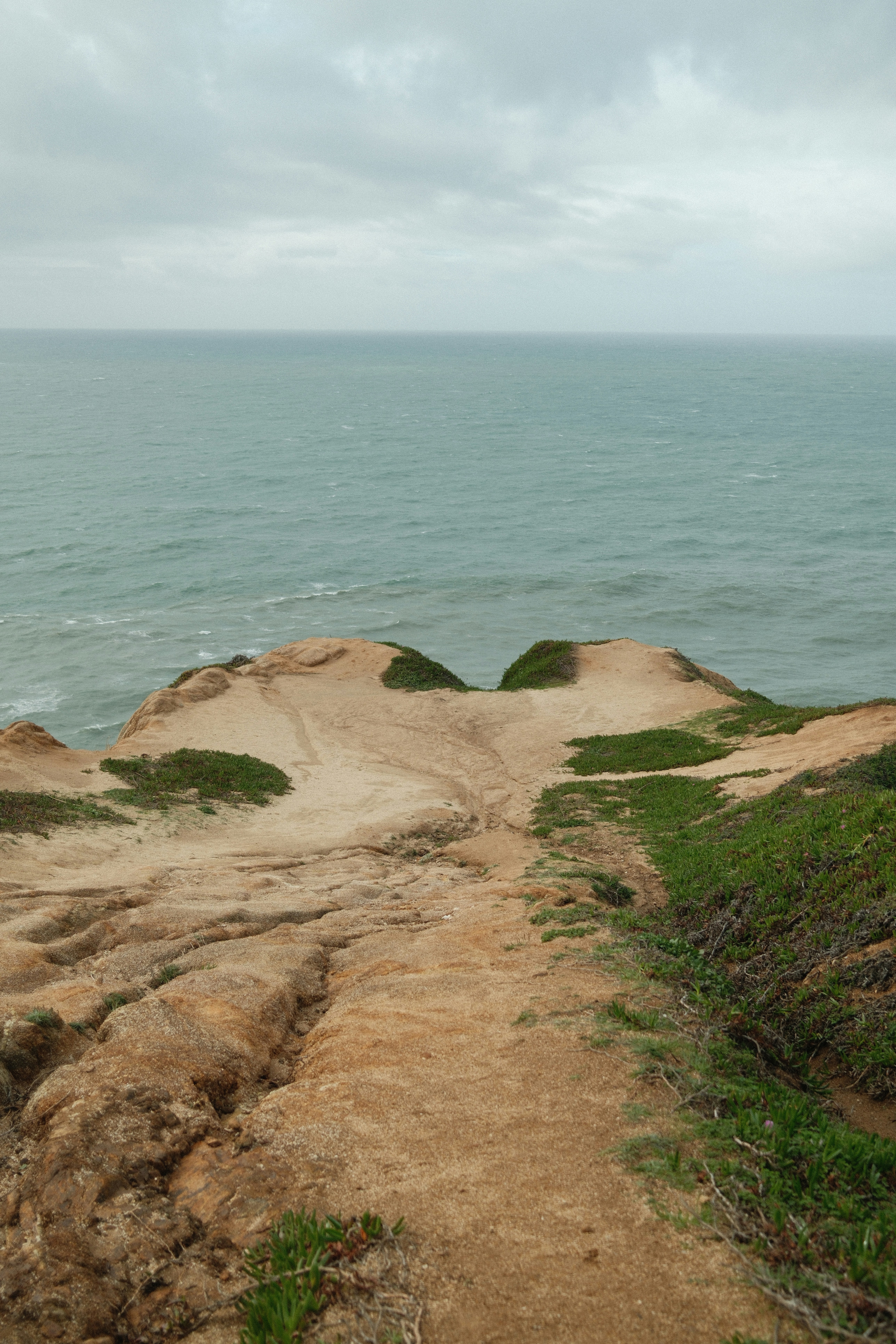 Coastal Path to the Meeting of Cliff and Sea