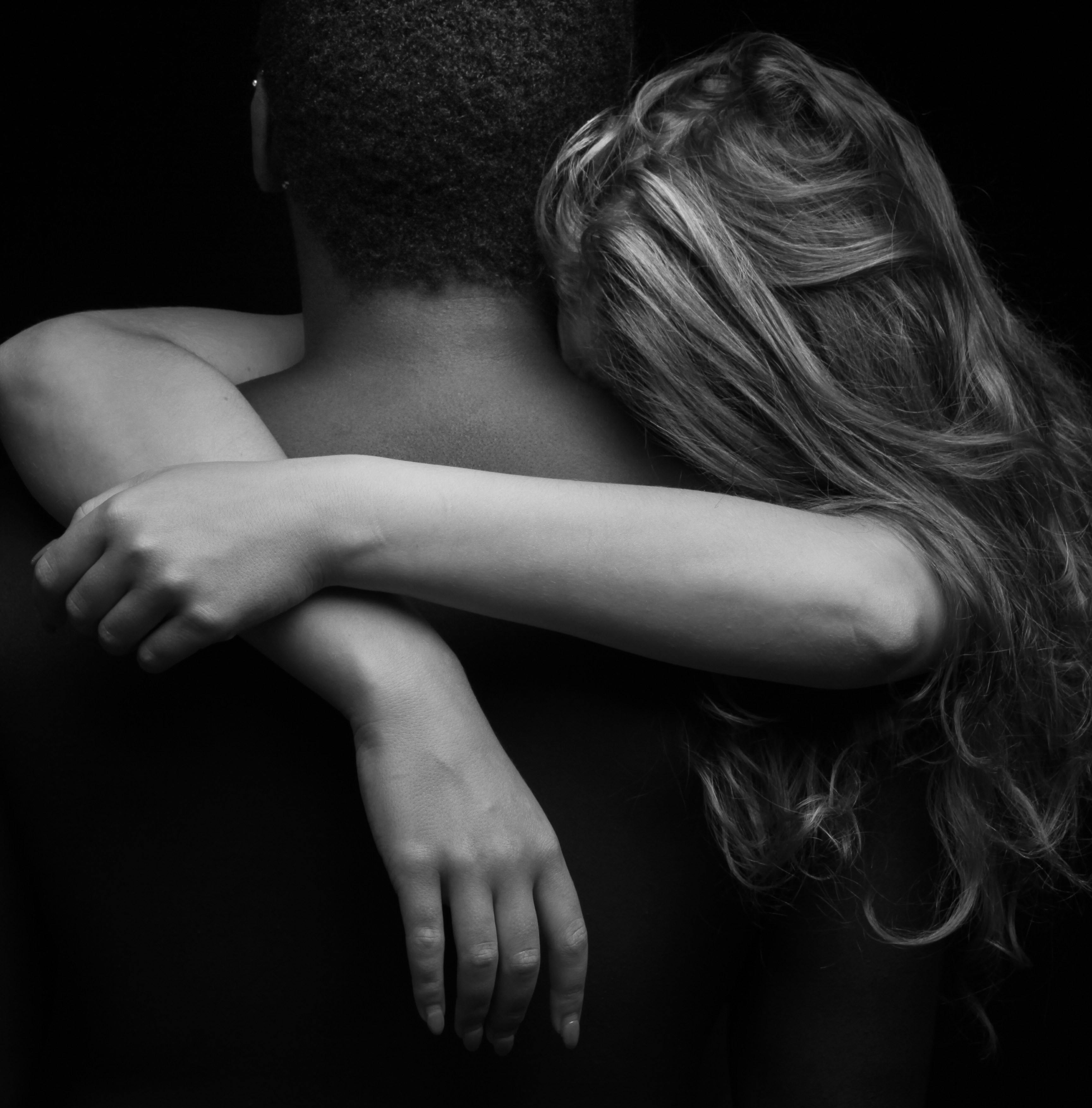 Embrace in Silence: A Quiet Back-Cover Portrait