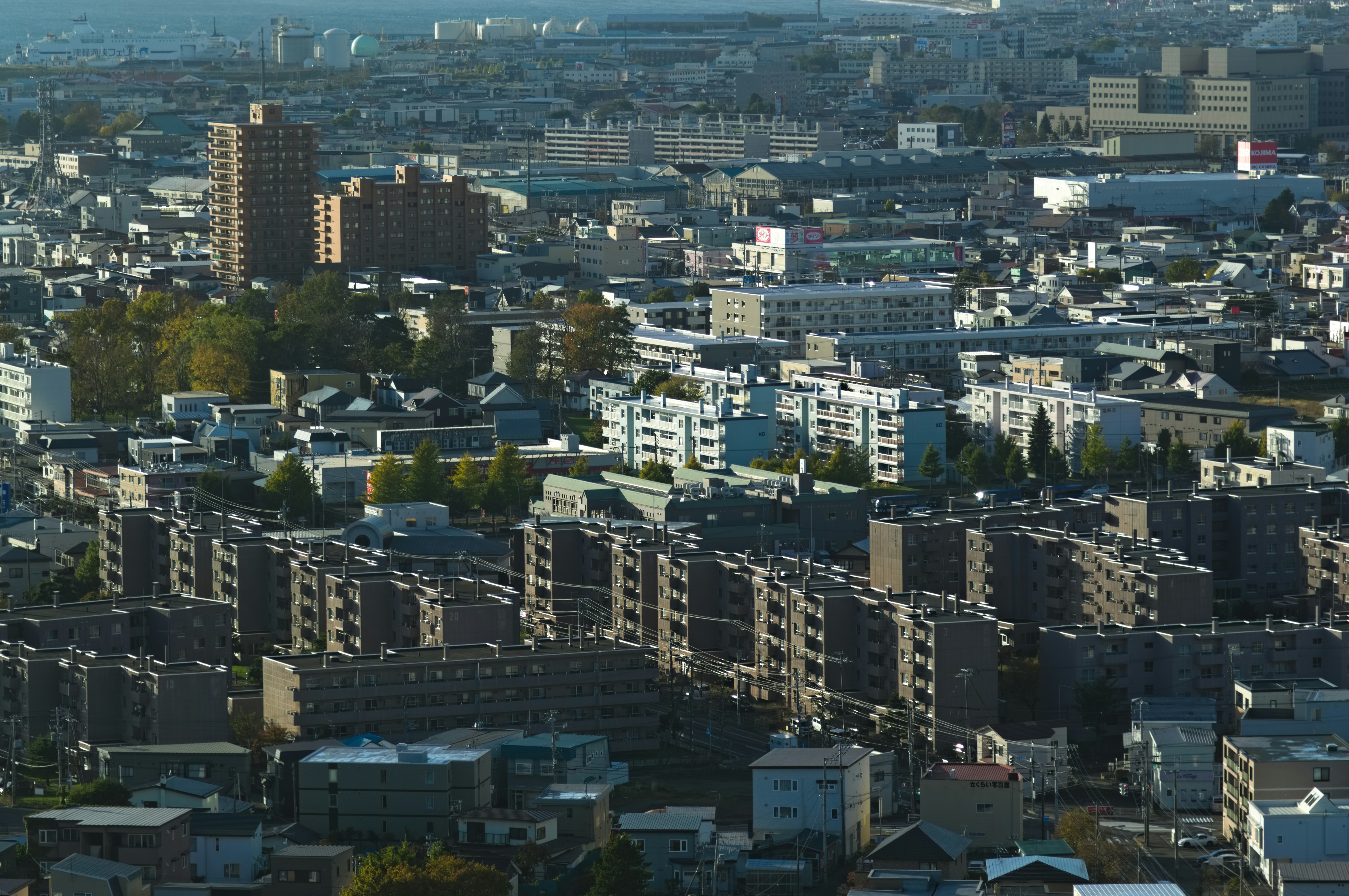 Urban Mosaic: Aerial Rhythm Over the Apartment Blocks