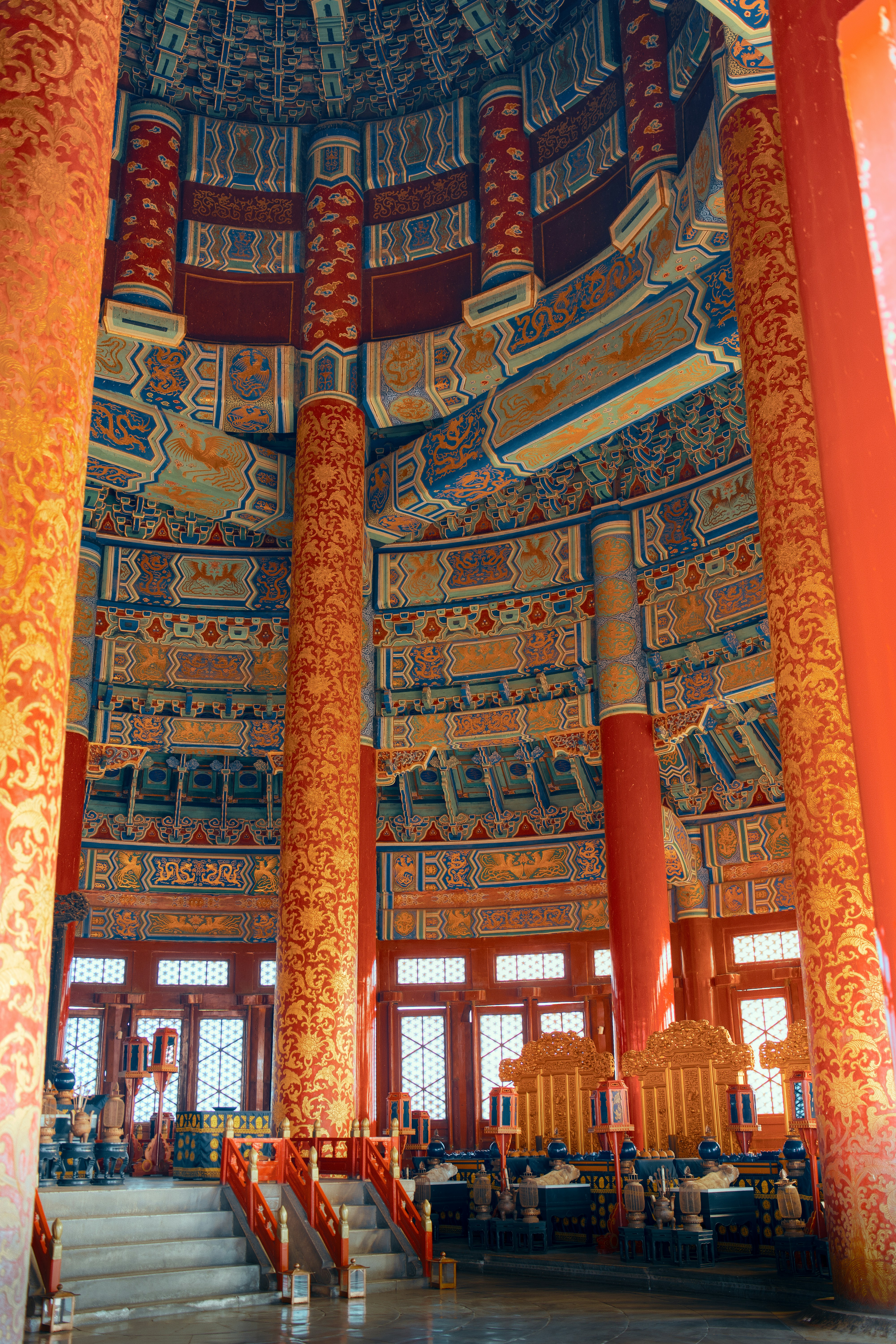 Golden Columns and Painted Vaults: An Imperial Temple's Endless Red and Blue