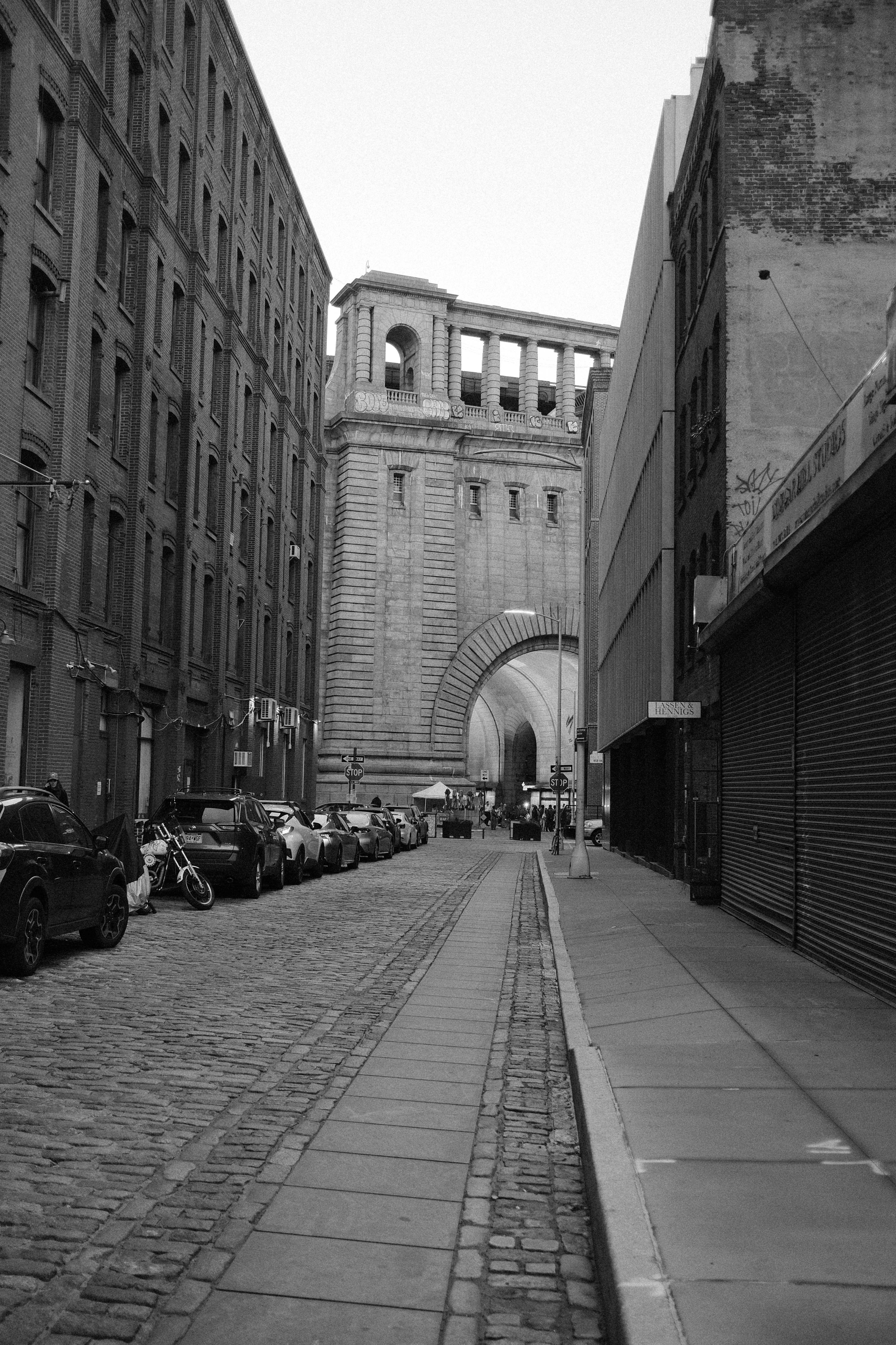 Archway Boulevard: a Monochrome Path Through Historic Street