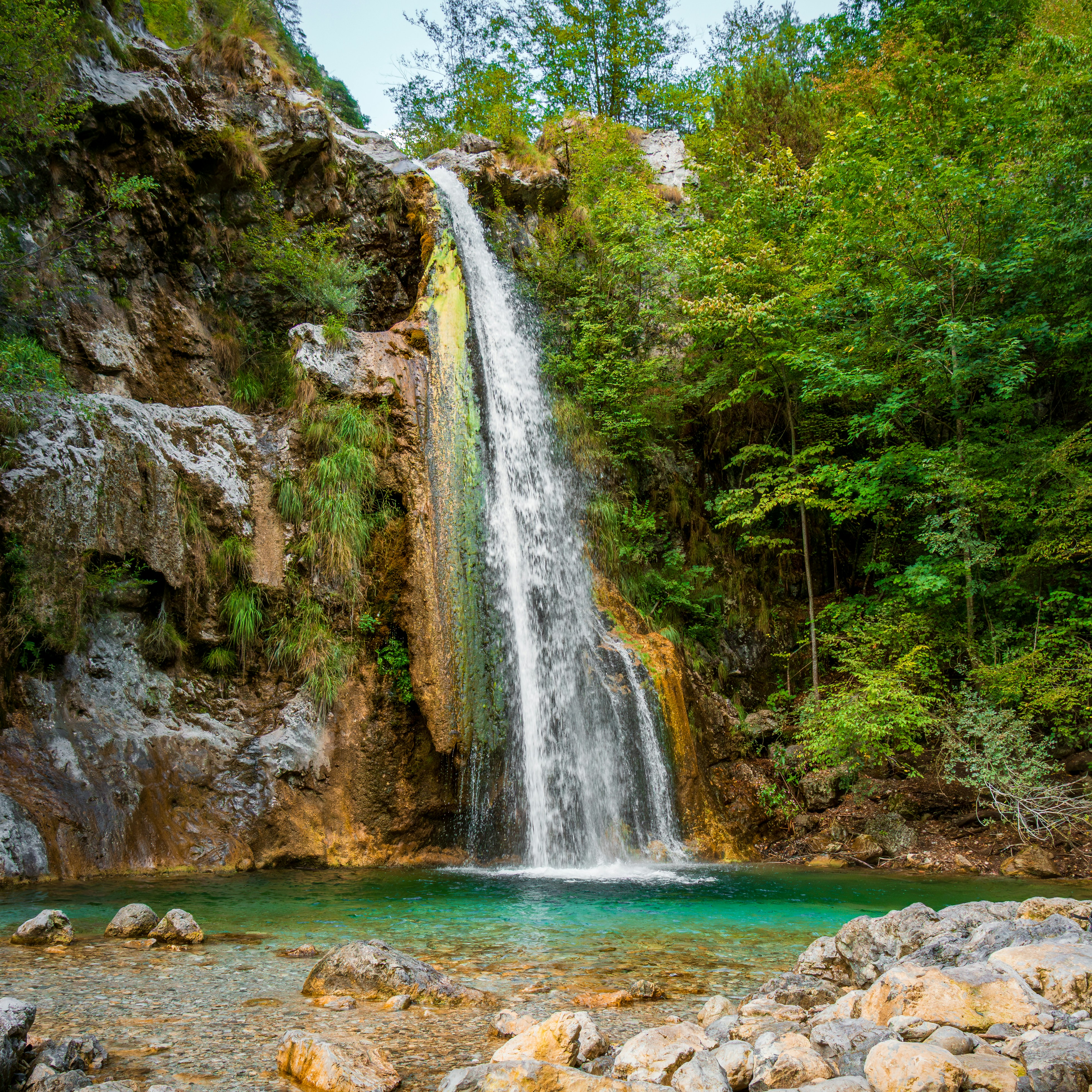 Cascade in a Quiet Glen: Emerald Pool and Verdant Wall