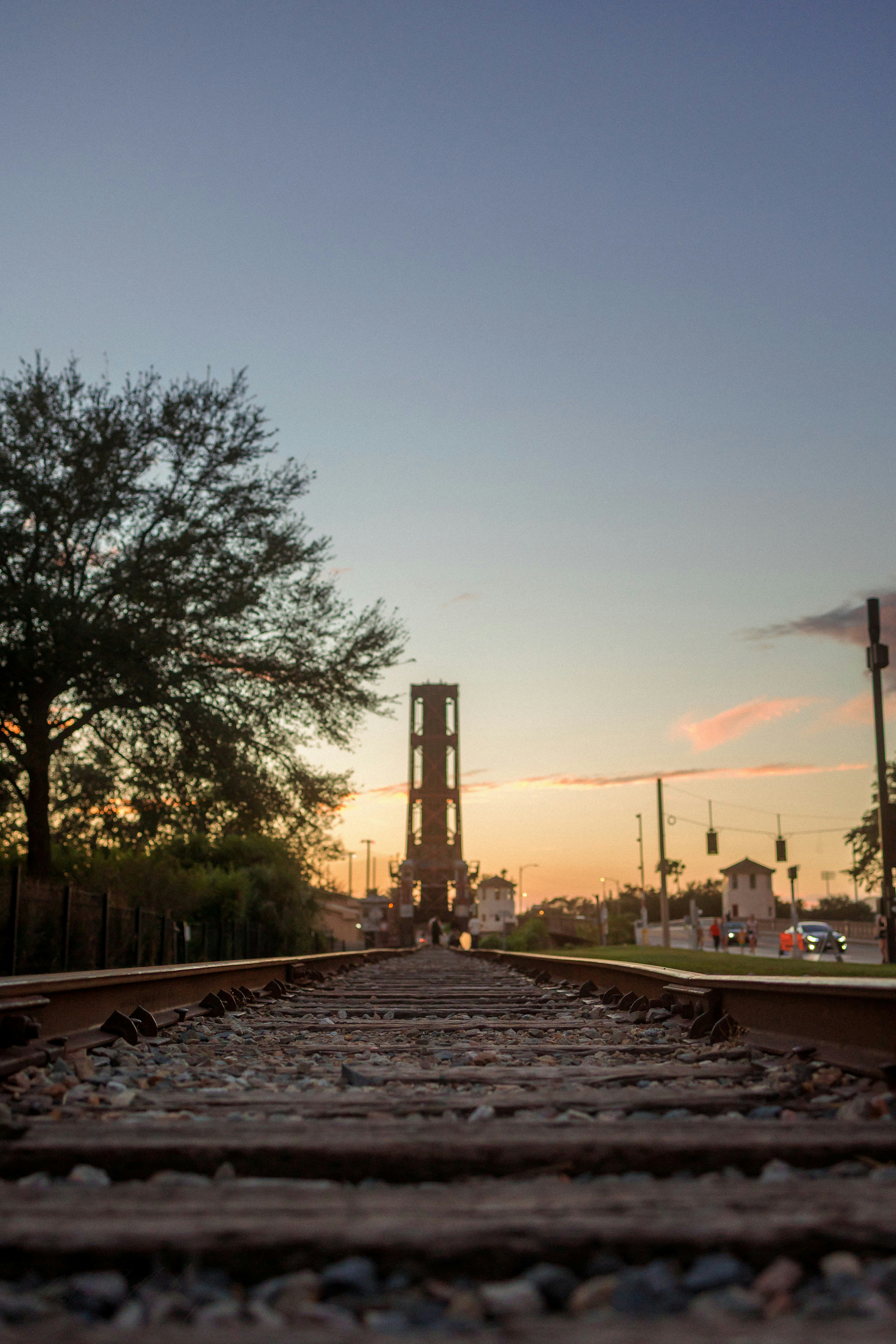 Rails to sunset: a station at the end of the line