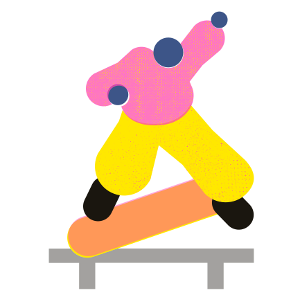A person riding a snowboard on a rail vector – Free Skateboarding Image ...