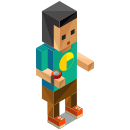 A man with a question mark on his chest vector – Free Illustration ...