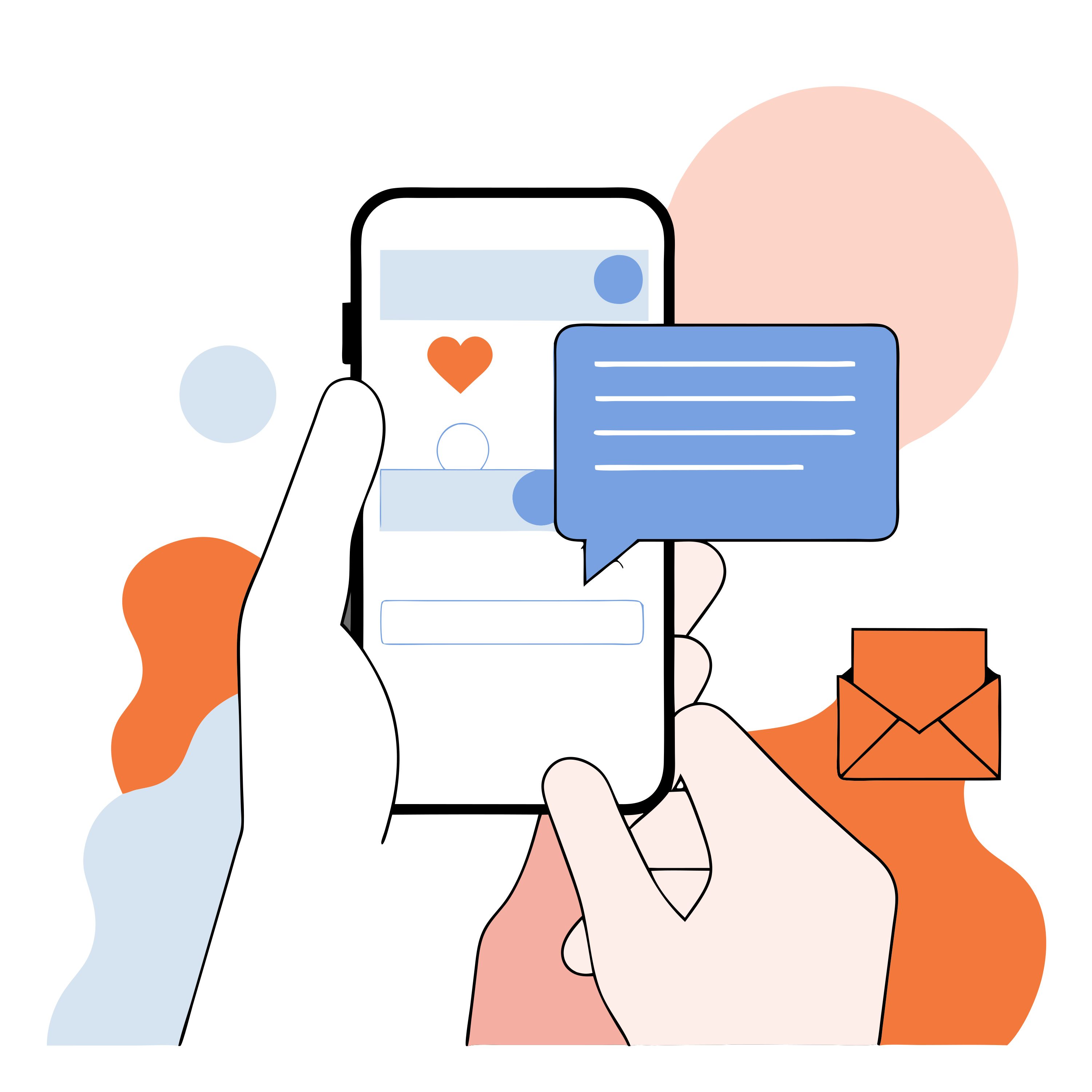 Une personne tenant un téléphone portable avec un message à l’écran ... Une personne tenant un téléphone portable avec un message à l’écran ...