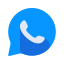 A phone with a chat icon in the middle of it vector – Free Illustration ...