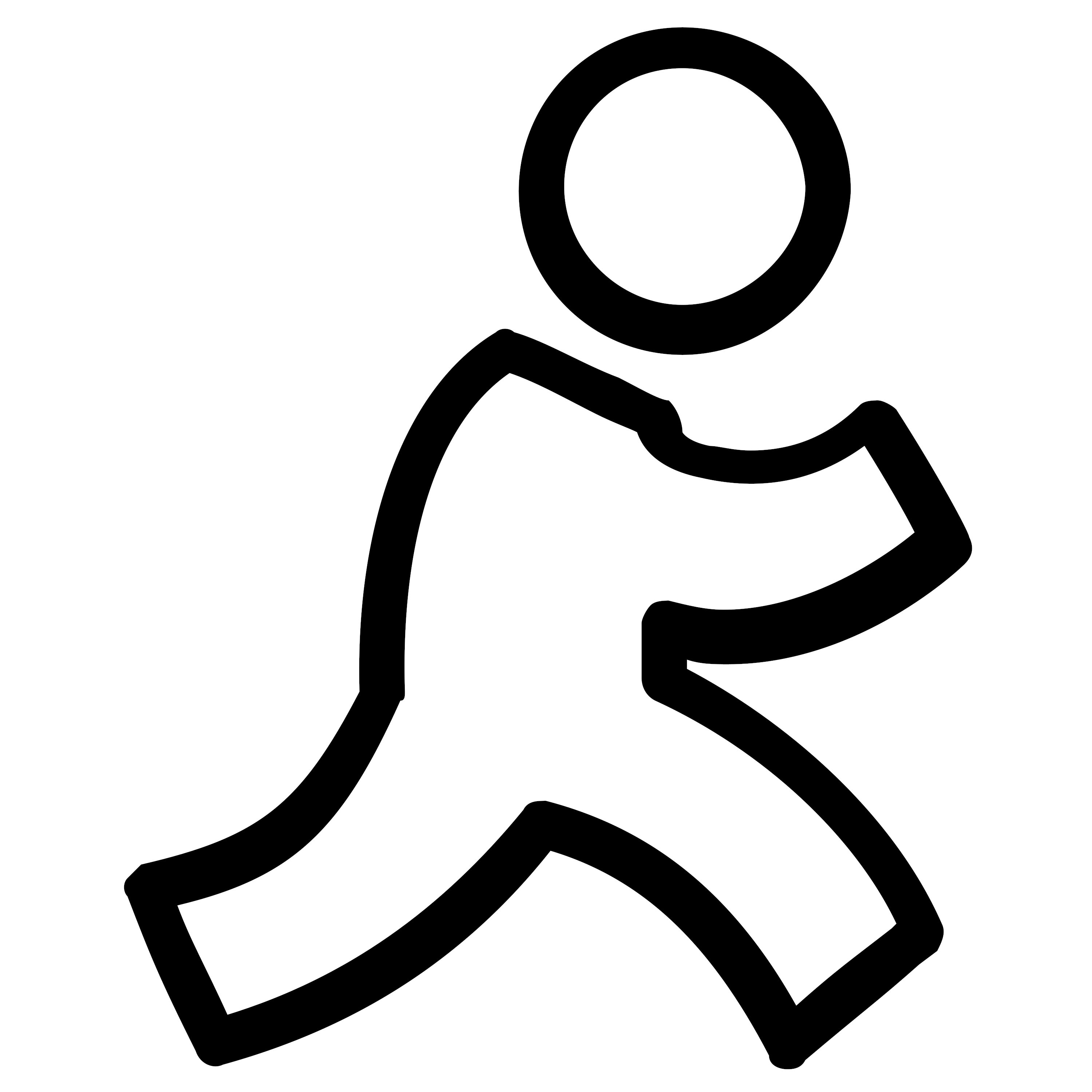 Una imagen en blanco y negro de una persona corriendo vector – Imagen ... Una imagen en blanco y negro de una persona corriendo vector – Imagen ...