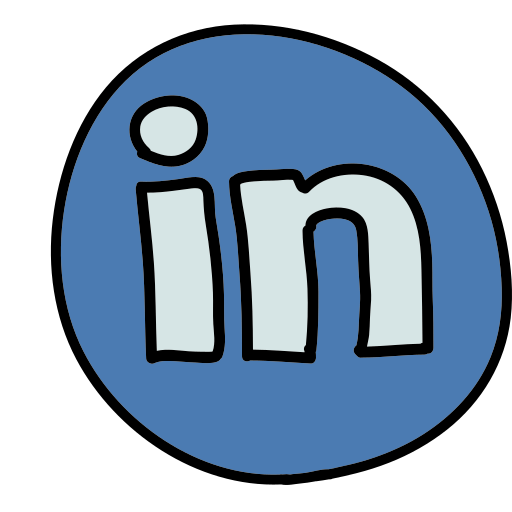 A blue and white linked logo vector – Free Social media Image on Unsplash