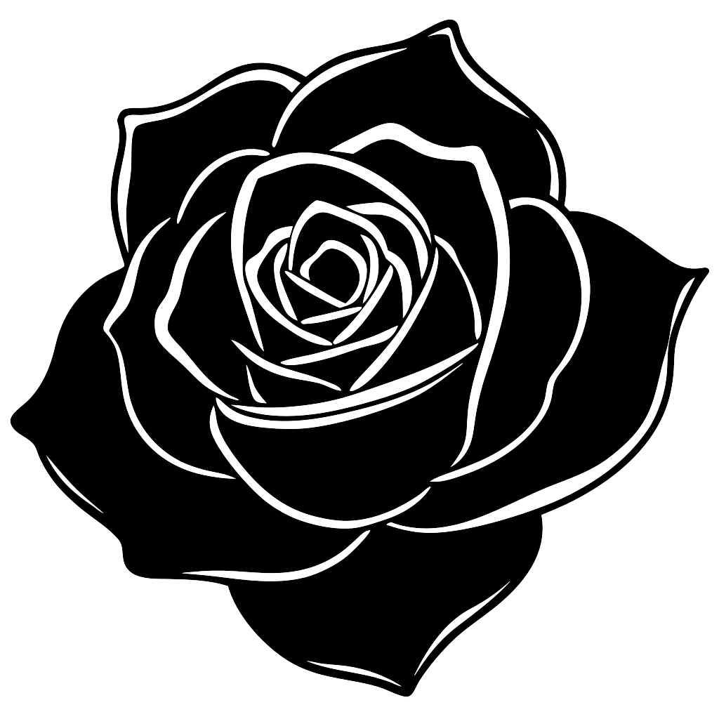 Vektor Mawar hitam dan putih. – Gambar Bunga Gratis di Unsplash