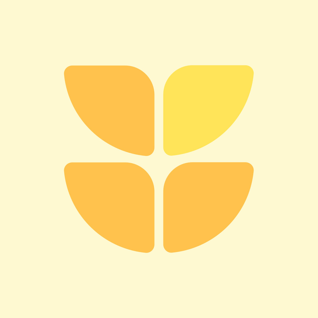 Abstract logo featuring four overlapping shapes. vector – Free Symbol ...