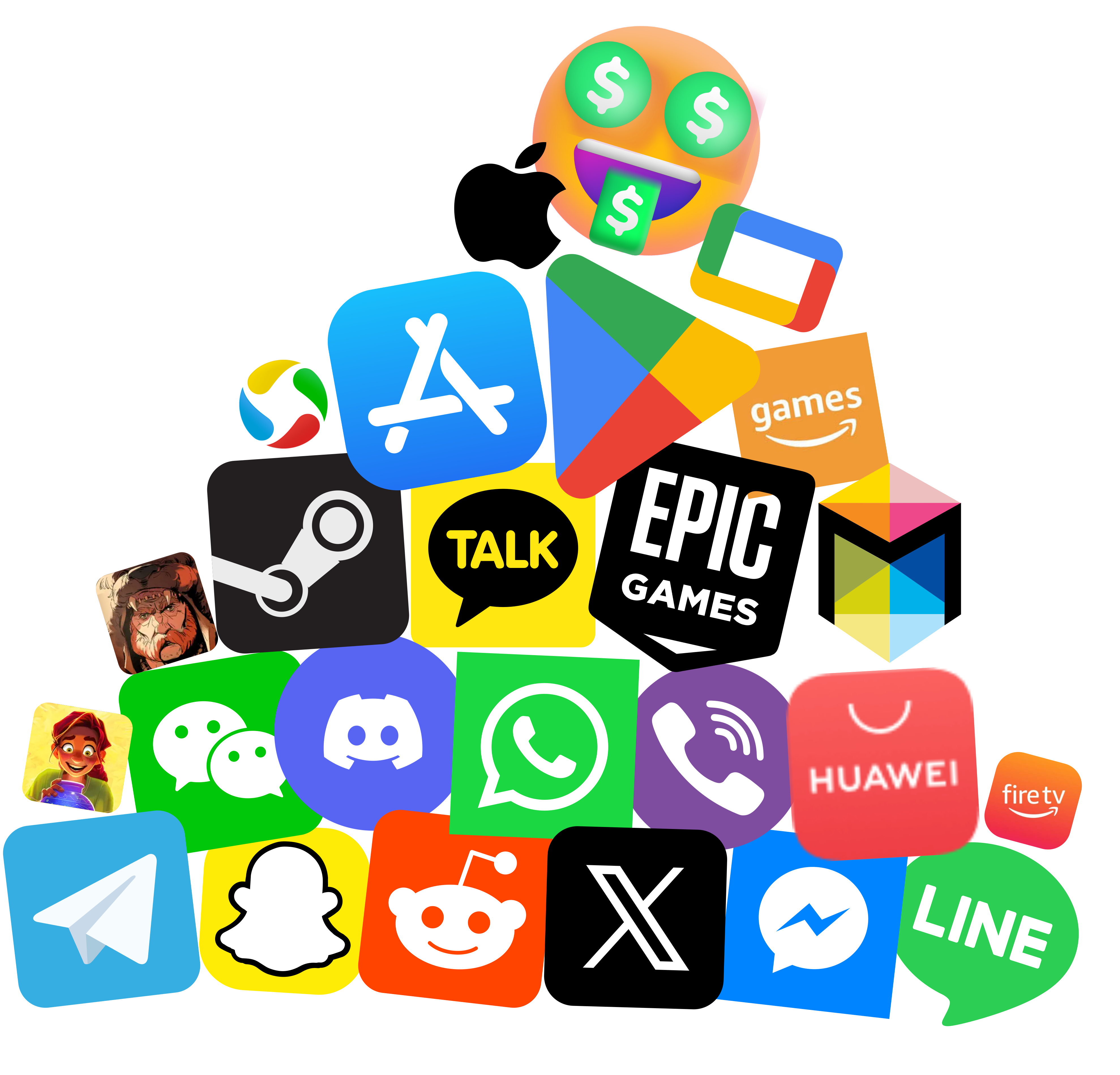 Apps stacked in a pyramid shape. vector – Free Image on Unsplash