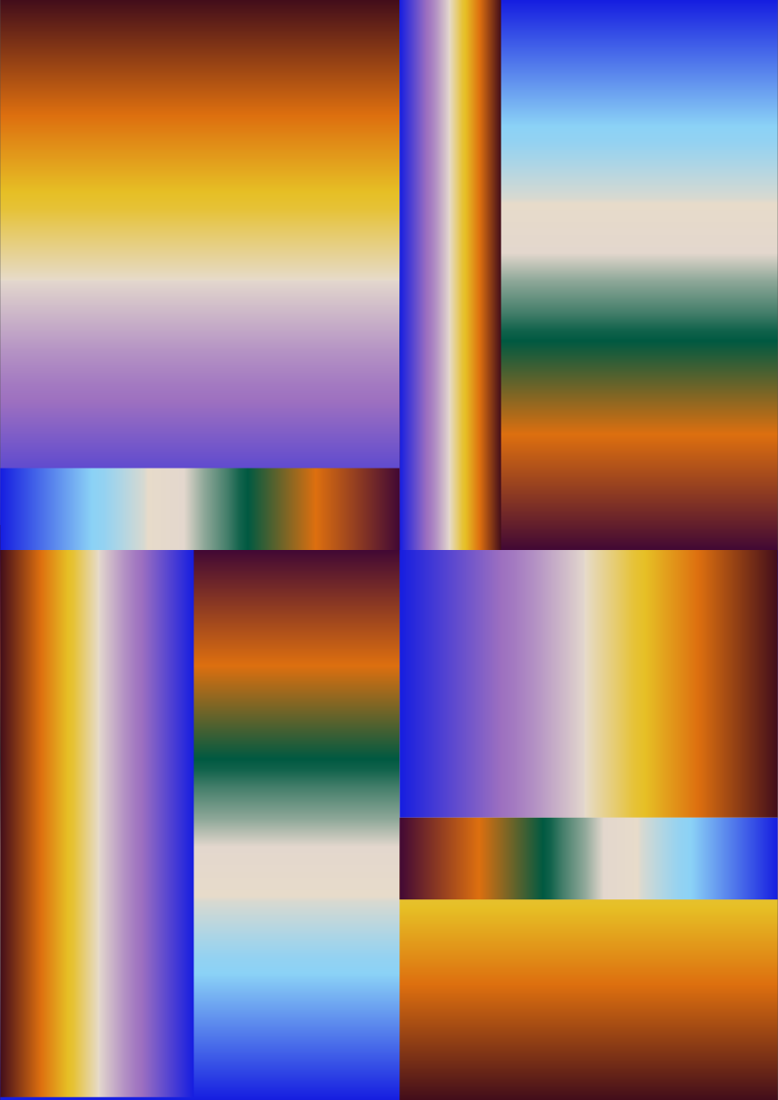 Colorful gradients are arranged in a geometric pattern. vector – Free ...