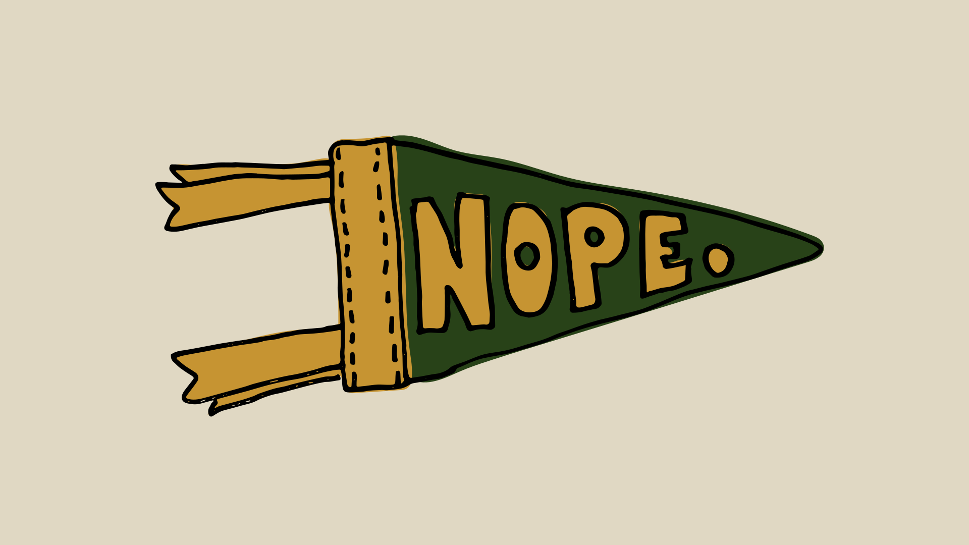 A pennant says "nope." vector – Free Flag Image on Unsplash