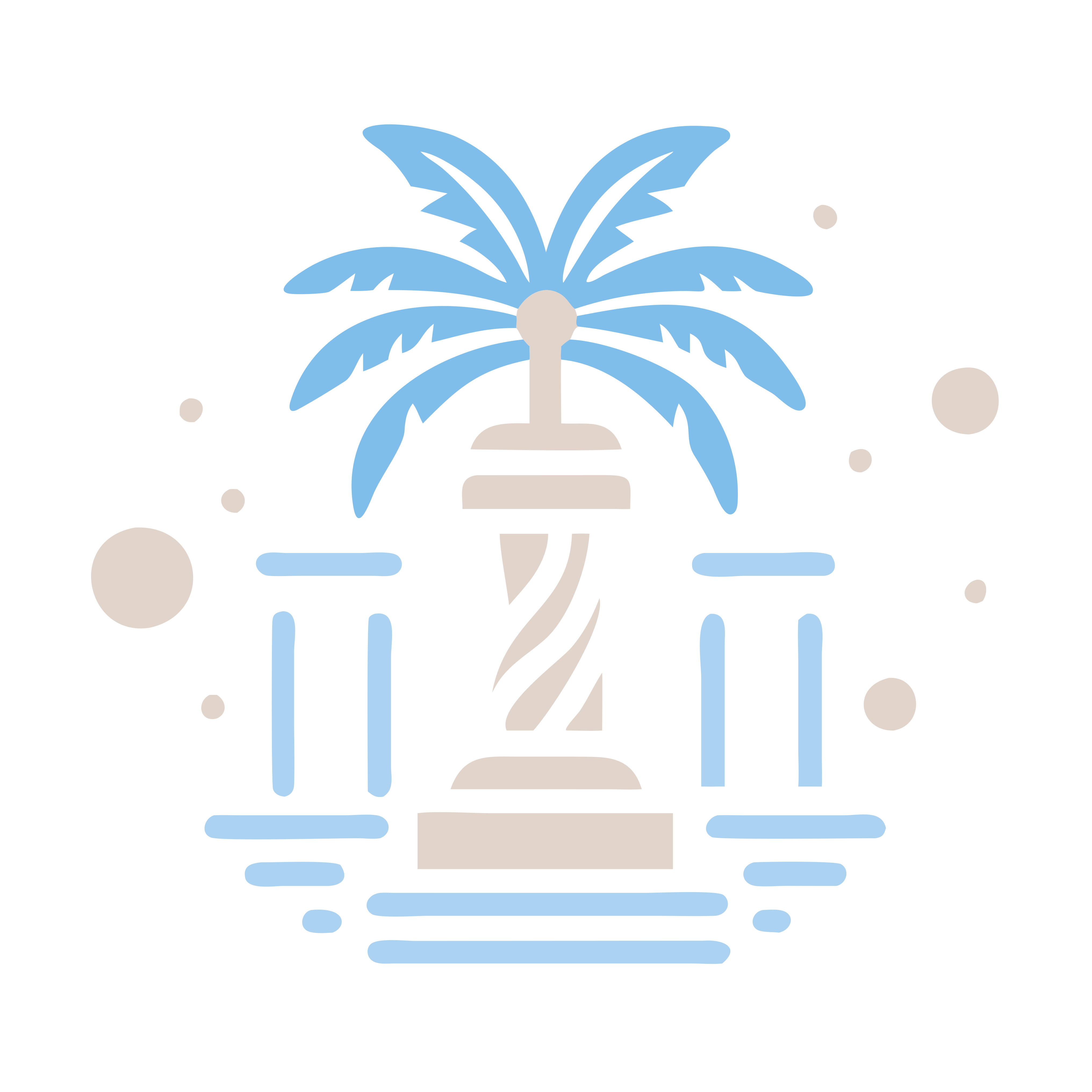 Icono de palmera con elementos ornamentales. vector – Imagen de Playa ...