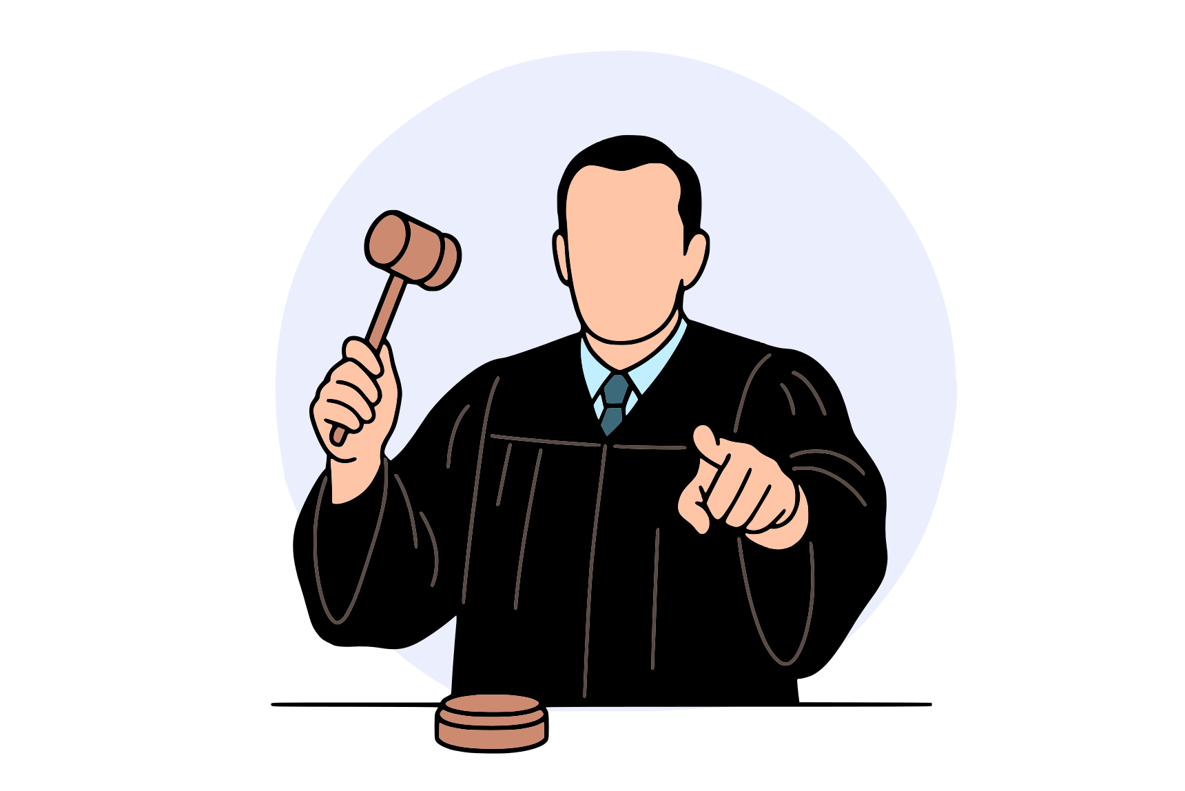 A judge is ready to make a ruling. vector – Free Cartoon Image on Unsplash