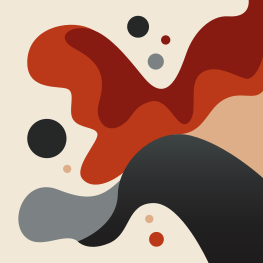 Abstract shapes and colors create a dynamic composition. vector – Free ...