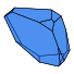 Aquí hay una forma azul geométrica con líneas. vector – Imagen de Azul ...