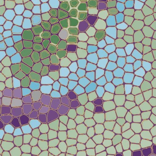 Mosaic of colorful, irregular, geometric shapes. vector – Free ...