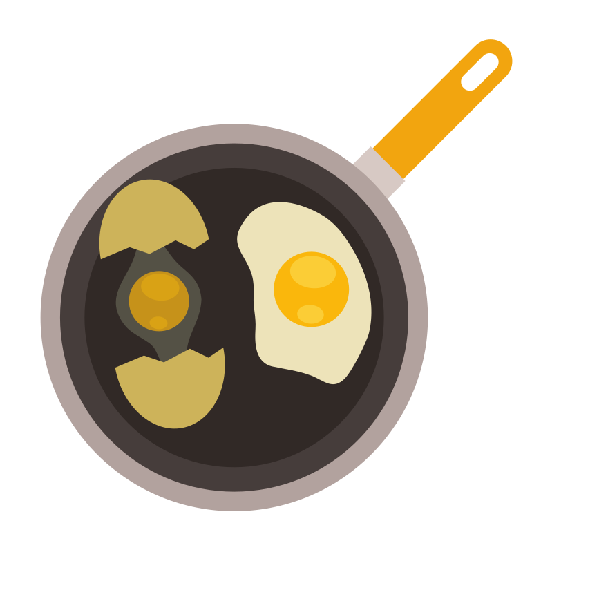 Two eggs cooking in a frying pan. vector – Free Food Image on Unsplash