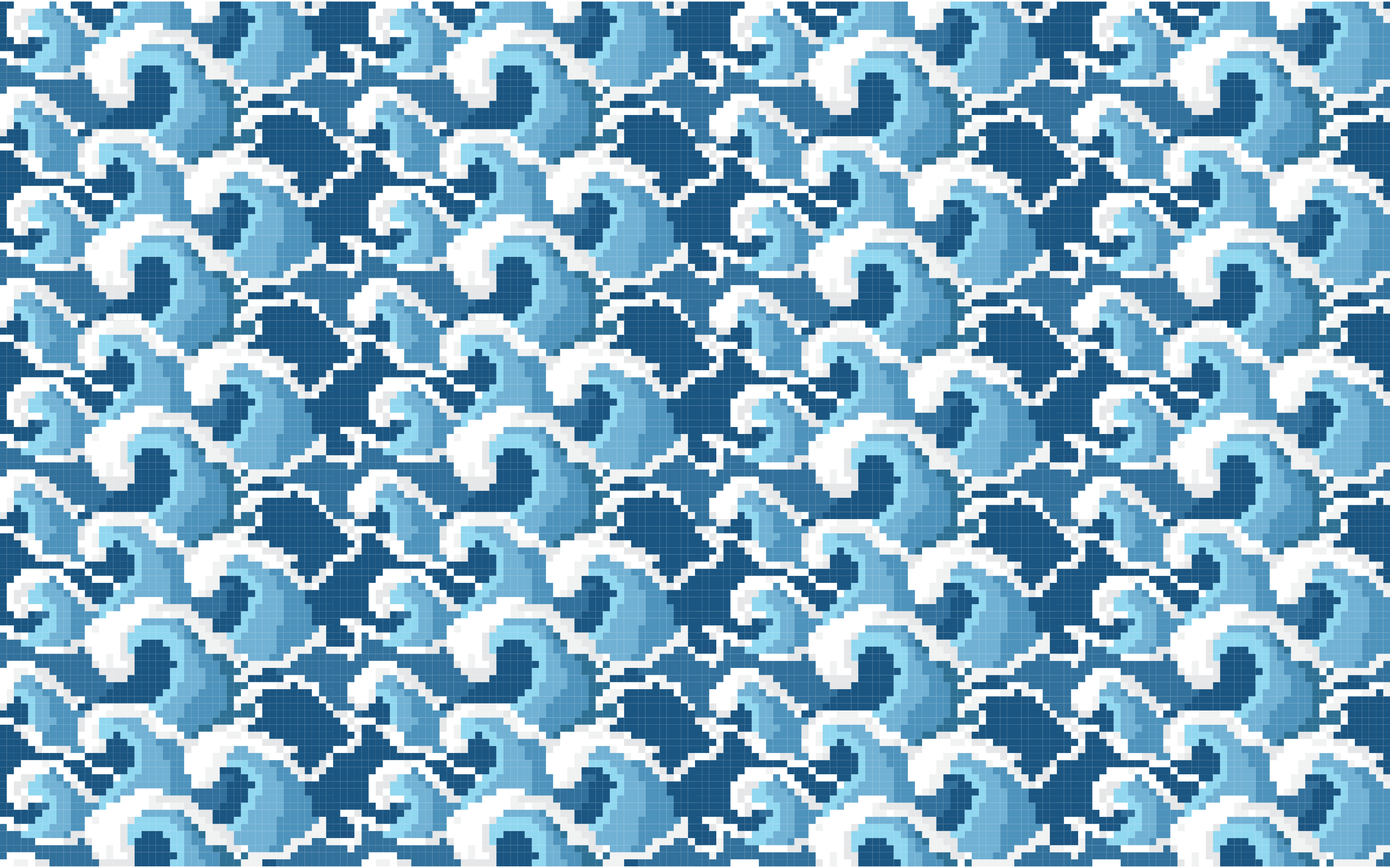 Repeating waves create an ocean-themed pattern. vector – Free ...
