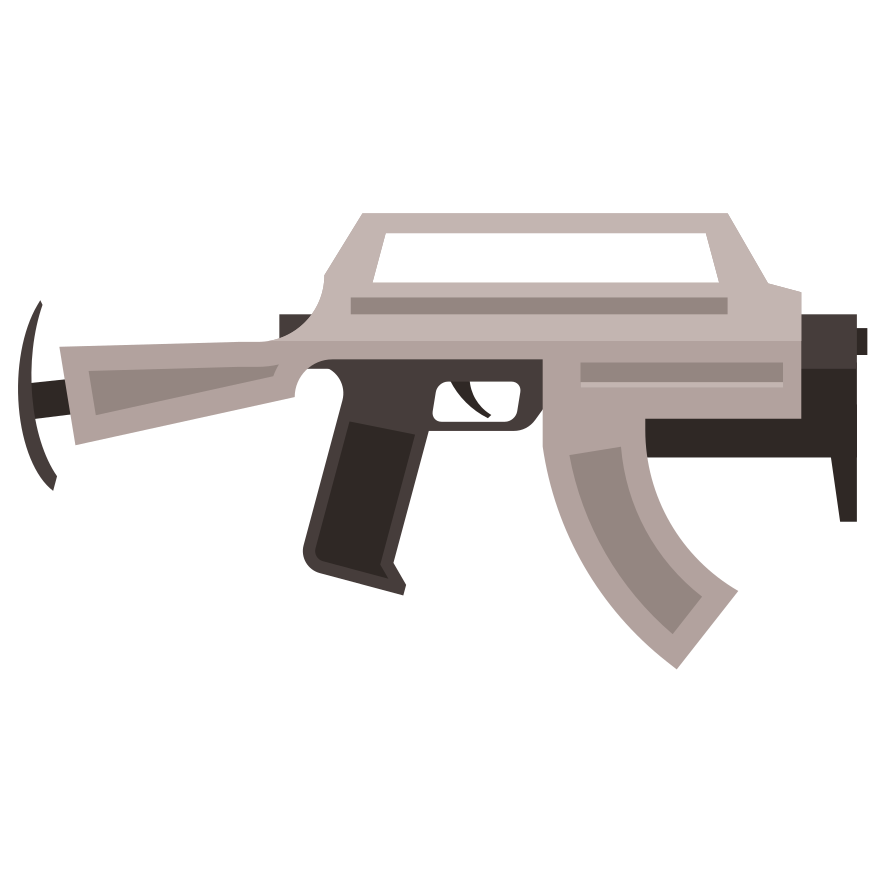 Vektor Ilustrasi bergaya dari senapan futuristik. – Gambar Ilustrasi ...