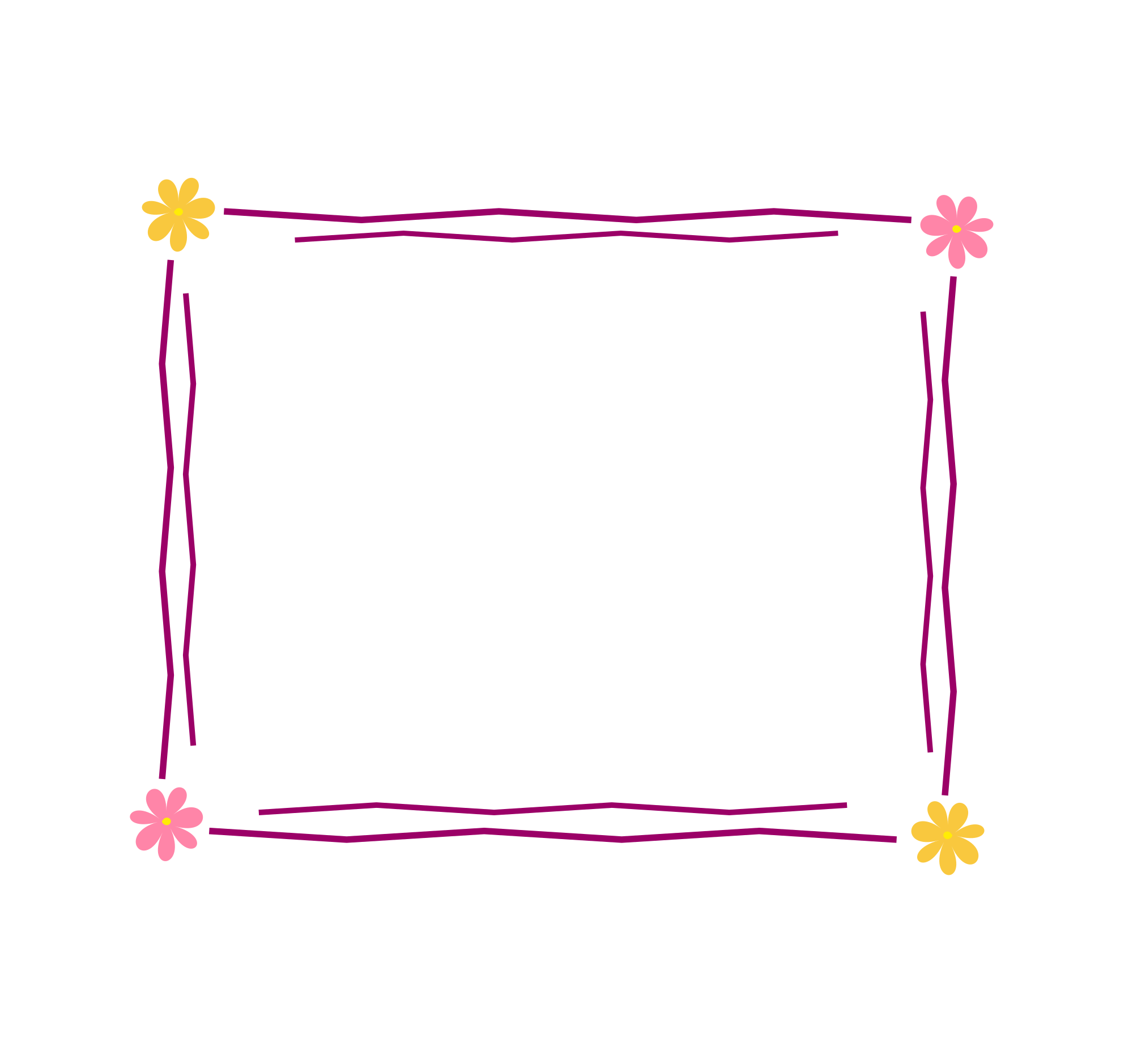 Rectangular frame with floral accents vector – Free Flower Image on Unsplash